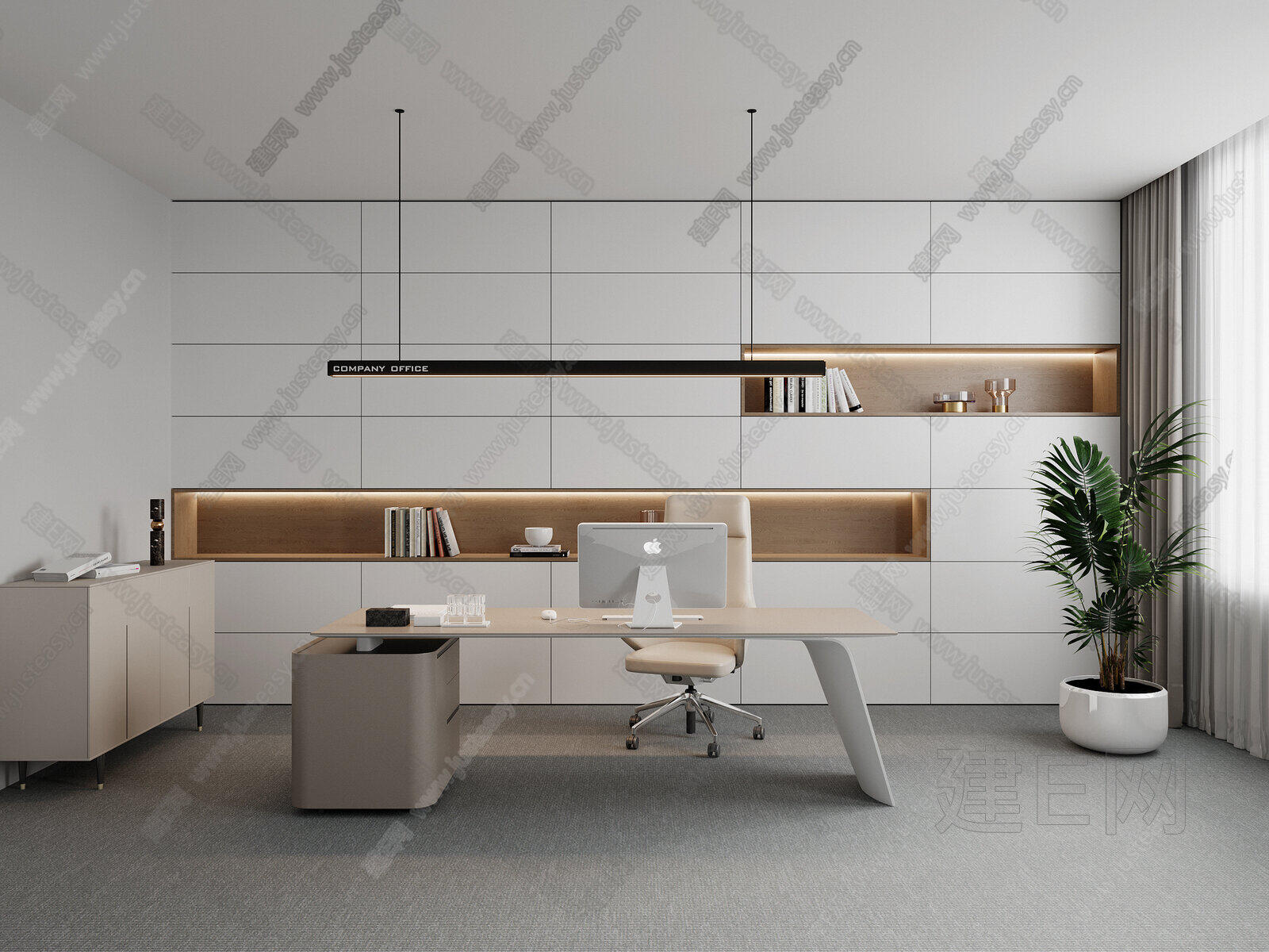 【现代办公室3d模型】建e网现代办公室3d模型下载 Id102585706 打造3d现代办公室模型免费下载平台