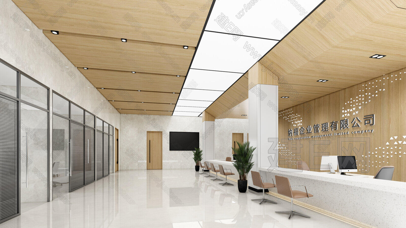 【现代办公服务大厅3d模型】建e网现代办公服务大厅3d模型下载 Id103962070 打造3d现代办公服务大厅模型免费下载平台