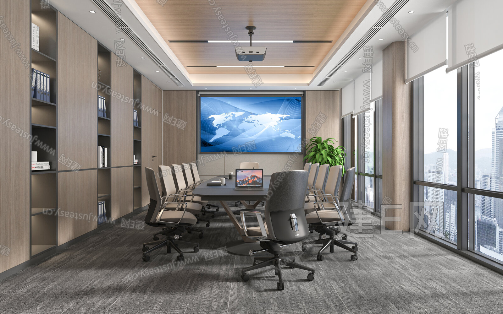 【现代会议室3d模型】建e网现代会议室3d模型下载 Id104551803 打造3d现代会议室模型免费下载平台