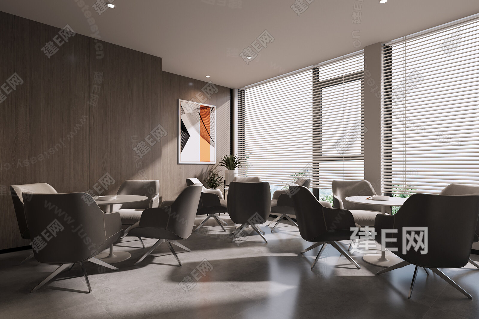 【现代休息室3d模型】建e网现代休息室3d模型下载 Id114120147 打造3d现代休息室模型免费下载平台