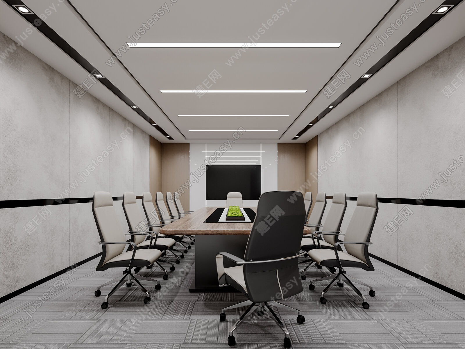 【现代会议室3d模型】建e网现代会议室3d模型下载 Id117265845 打造3d现代会议室模型免费下载平台