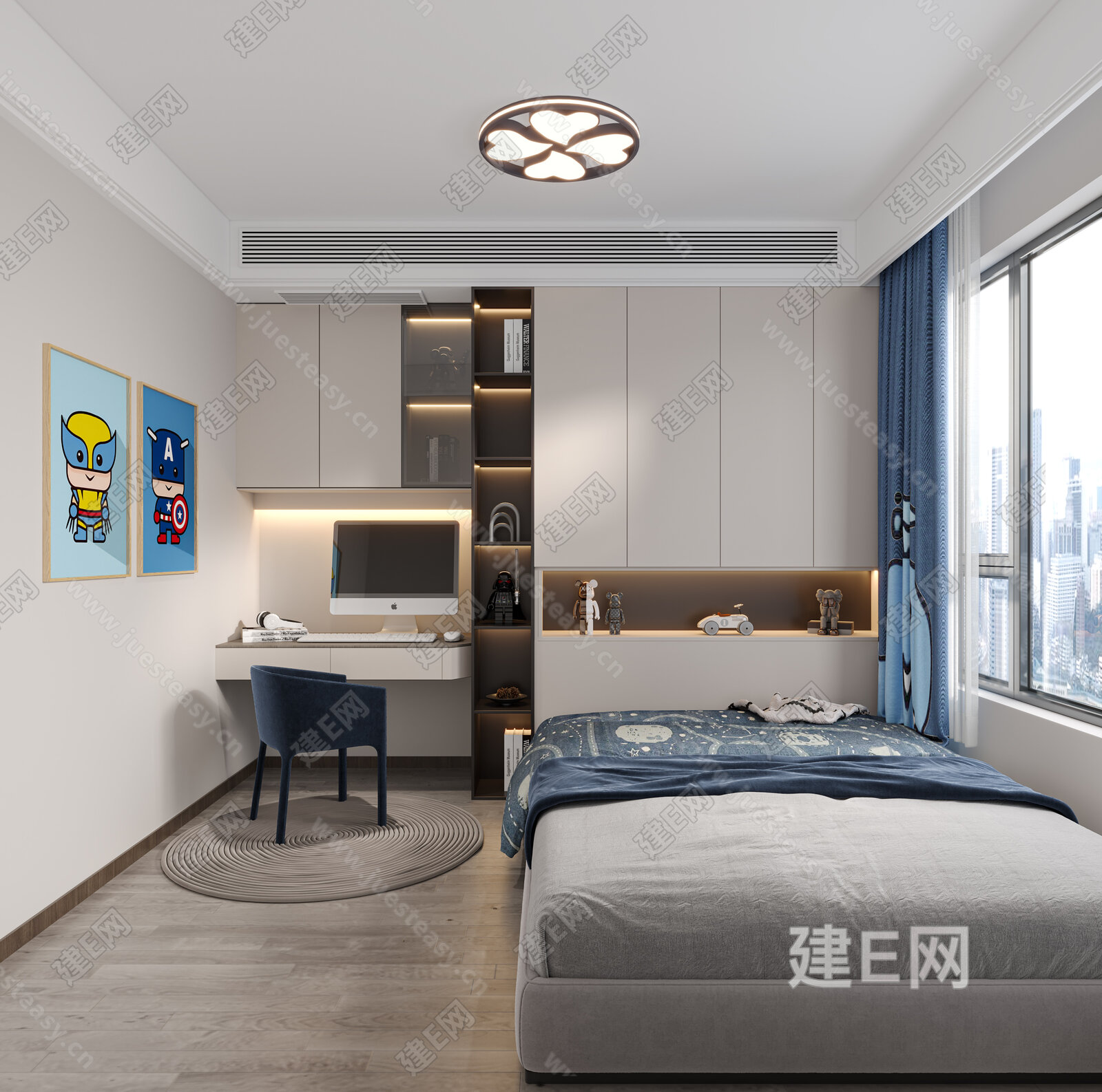 【现代榻榻米卧室3d模型】建e网现代榻榻米卧室3d模型下载 Id117331438 打造3d现代榻榻米卧室模型免费下载平台