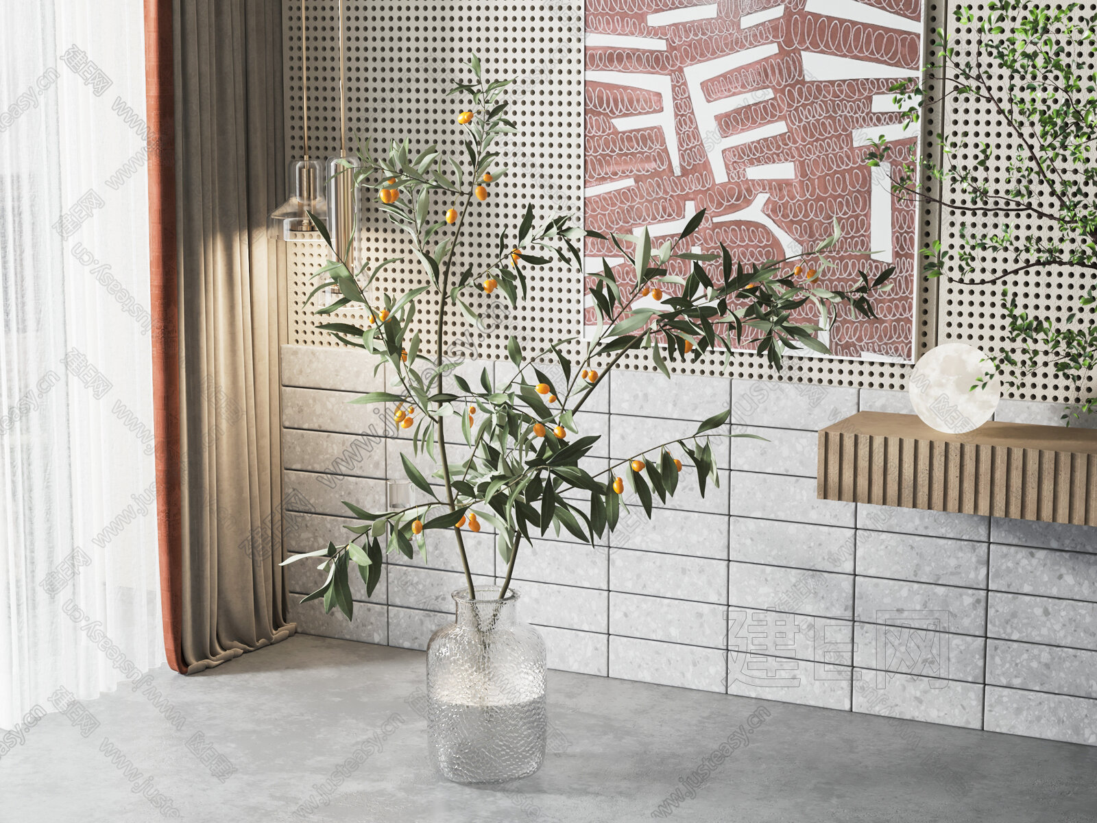【现代花瓶3d模型】建e网现代花瓶3d模型下载 Id109467113 打造3d现代花瓶模型免费下载平台