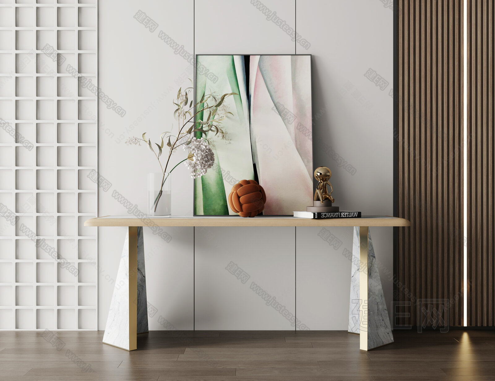 【现代玄关端景台3d模型】建e网现代玄关端景台3d模型下载 Id109991409 打造3d现代玄关端景台模型免费下载平台