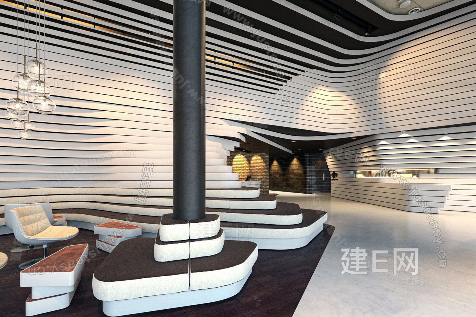 【现代星级酒店大堂3d模型】建e网现代星级酒店大堂3d模型下载 Id110122474 打造3d现代星级酒店大堂模型免费下载平台