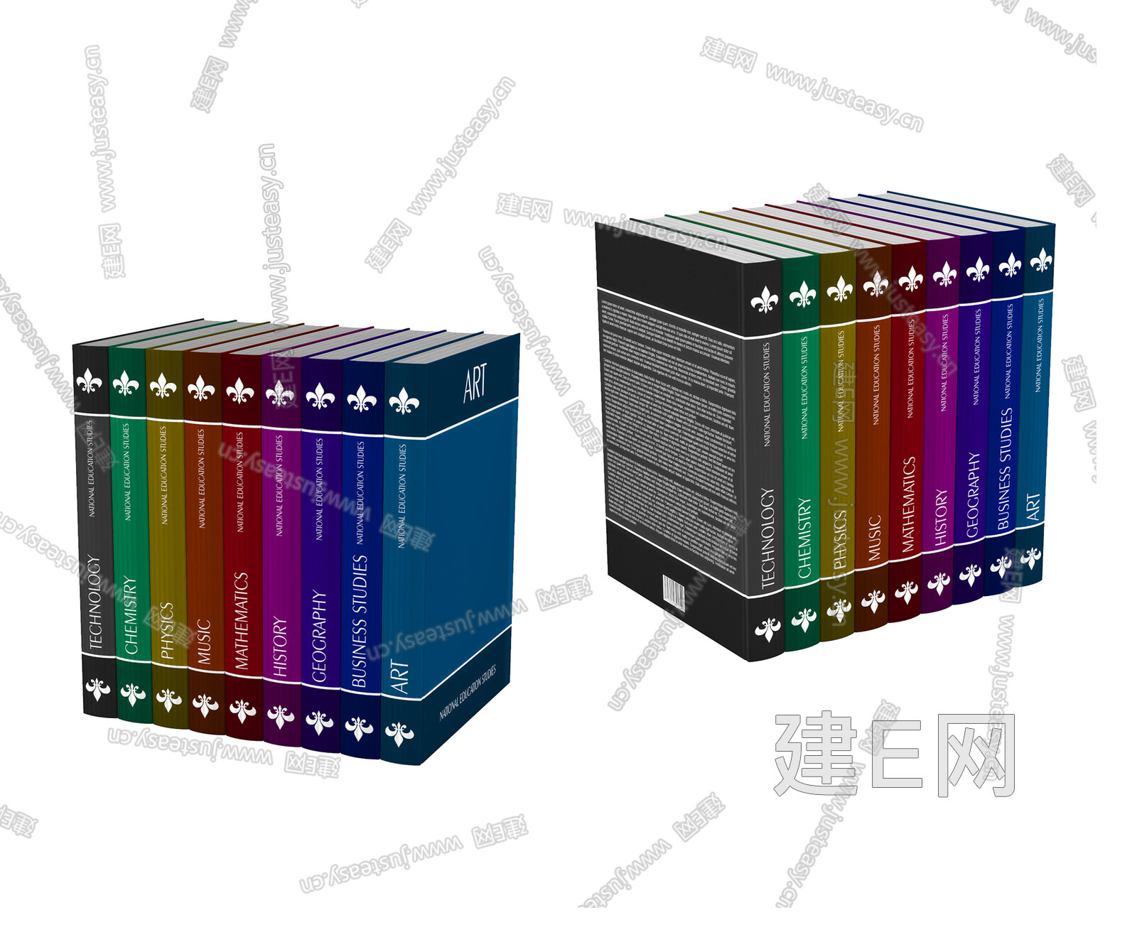 【现代书本书籍3d模型】建e网现代书本书籍3d模型下载 Id112153976 打造3d现代书本书籍模型免费下载平台