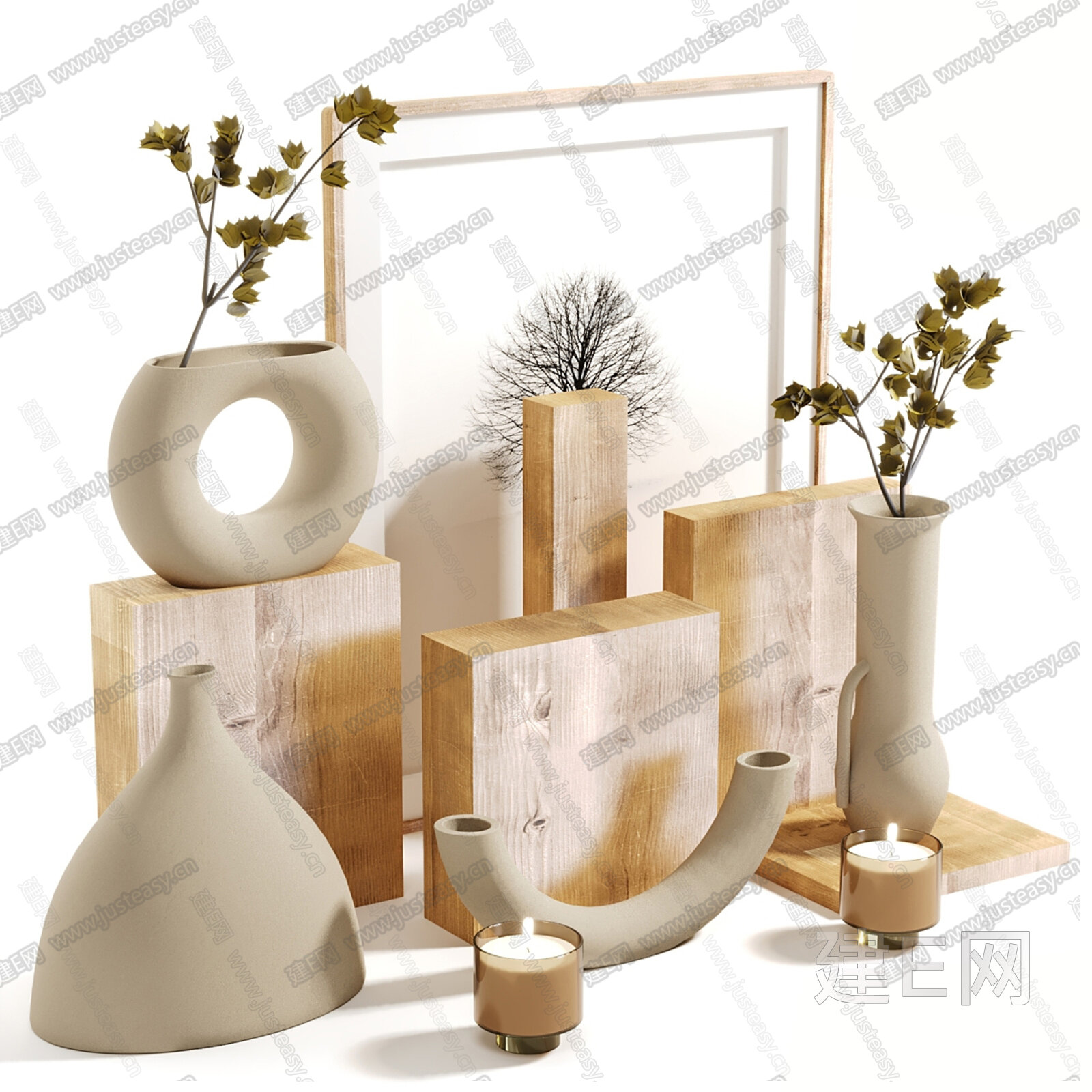 【现代装饰品摆件 花瓶3d模型】建e网现代装饰品摆件 花瓶3d模型下载 Id111826362 打造3d现代装饰品摆件 花瓶模型免费下载平台