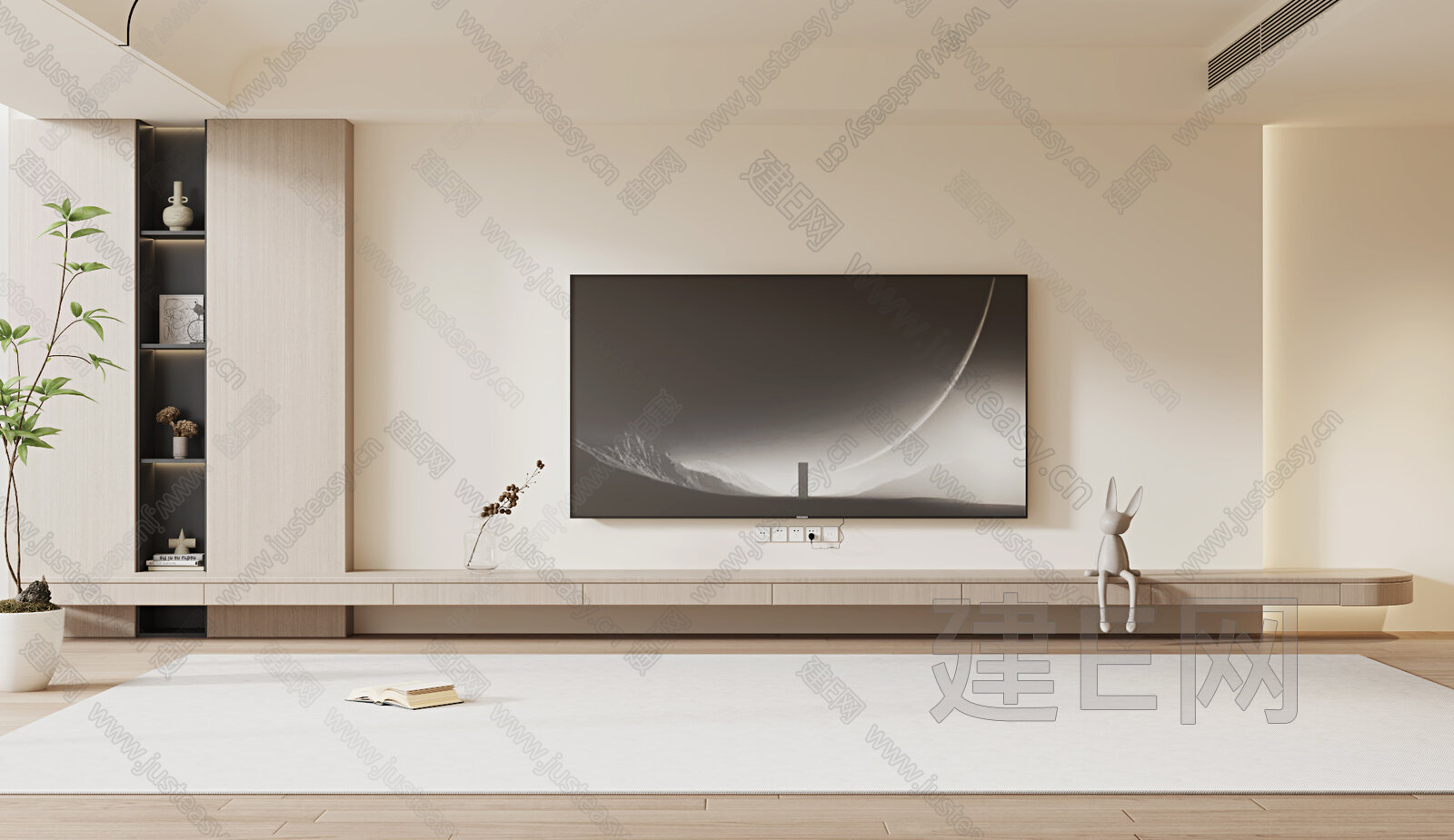 【现代电视背景墙3d模型】建e网现代电视背景墙3d模型下载 Id112547118 打造3d现代电视背景墙模型免费下载平台