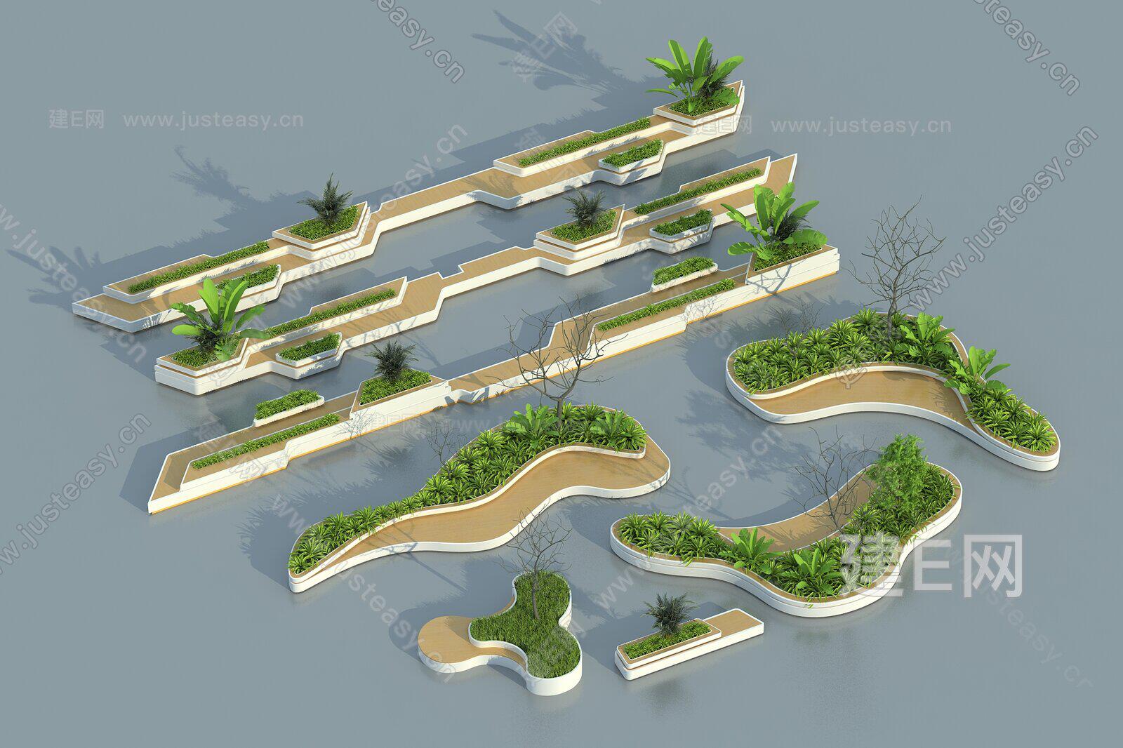 【现代景观座椅树池3d模型】建e网现代景观座椅树池3d模型下载 Id112874970 打造3d现代景观座椅树池模型免费下载平台