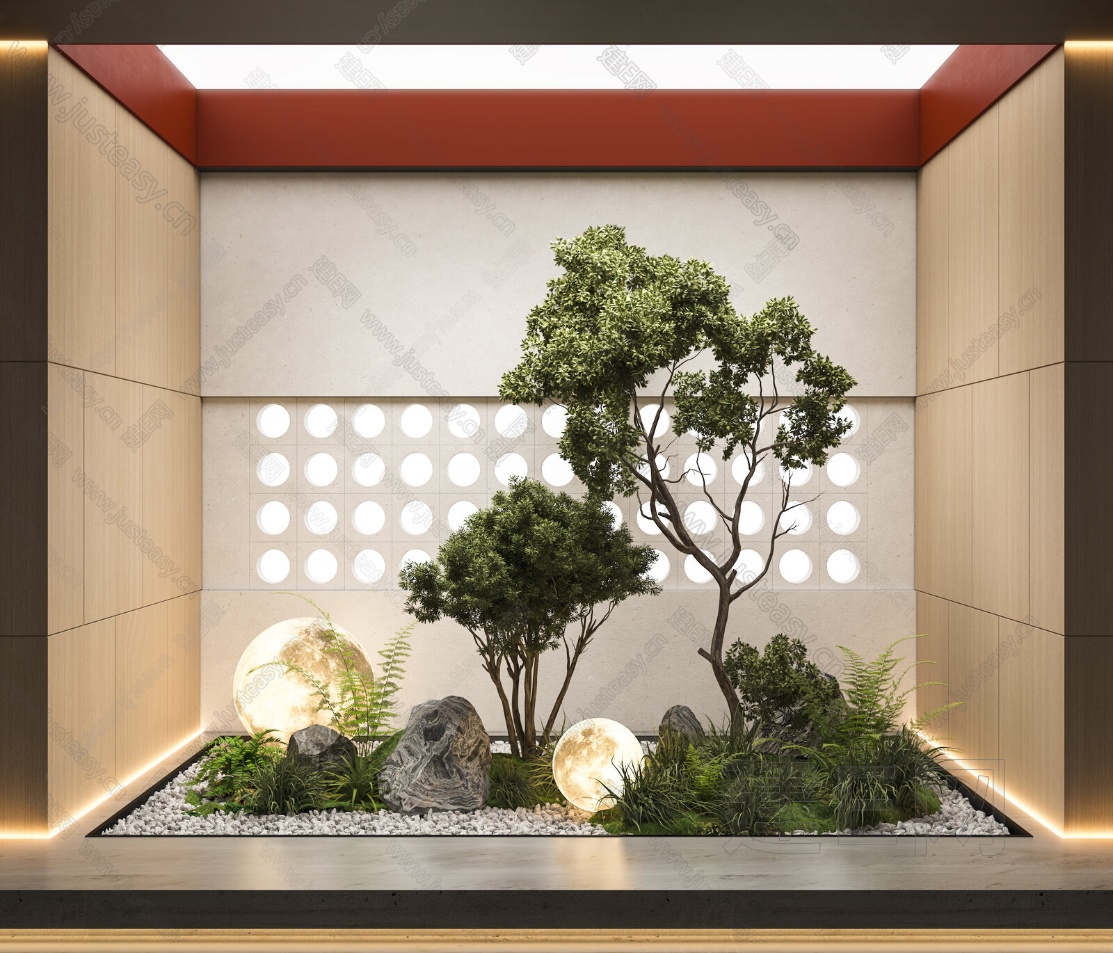 【现代室内造景3d模型】建e网现代室内造景3d模型下载 Id105665738 打造3d现代室内造景模型免费下载平台