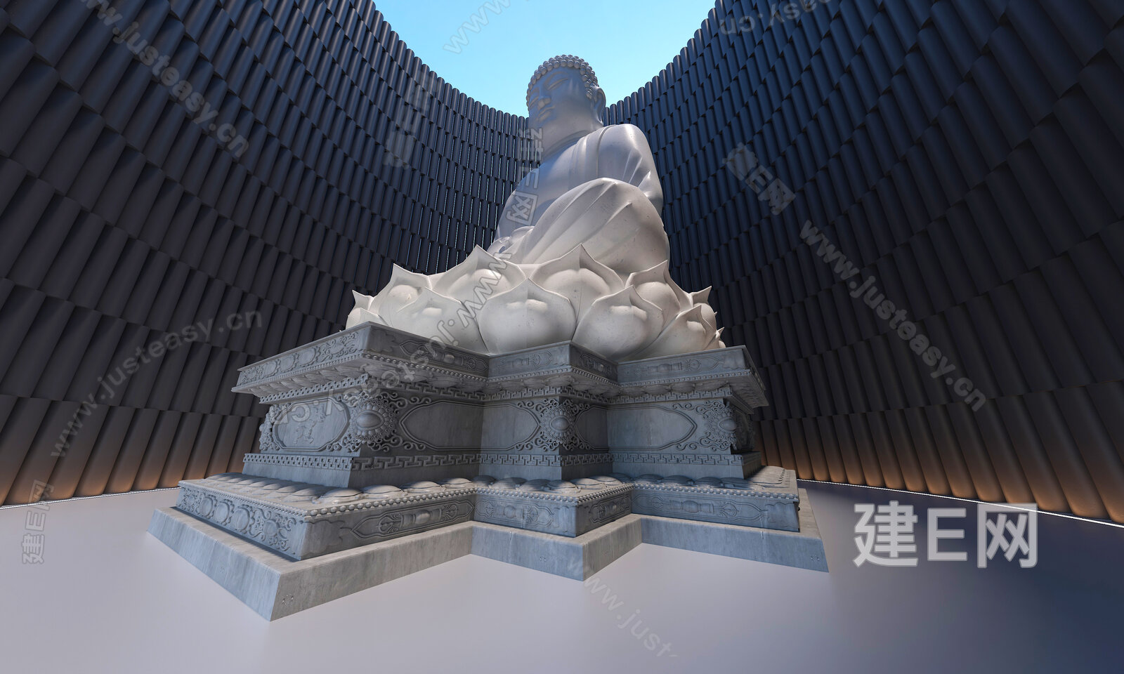 【现代佛像雕塑3d模型】建e网现代佛像雕塑3d模型下载 Id108483827 打造3d现代佛像雕塑模型免费下载平台