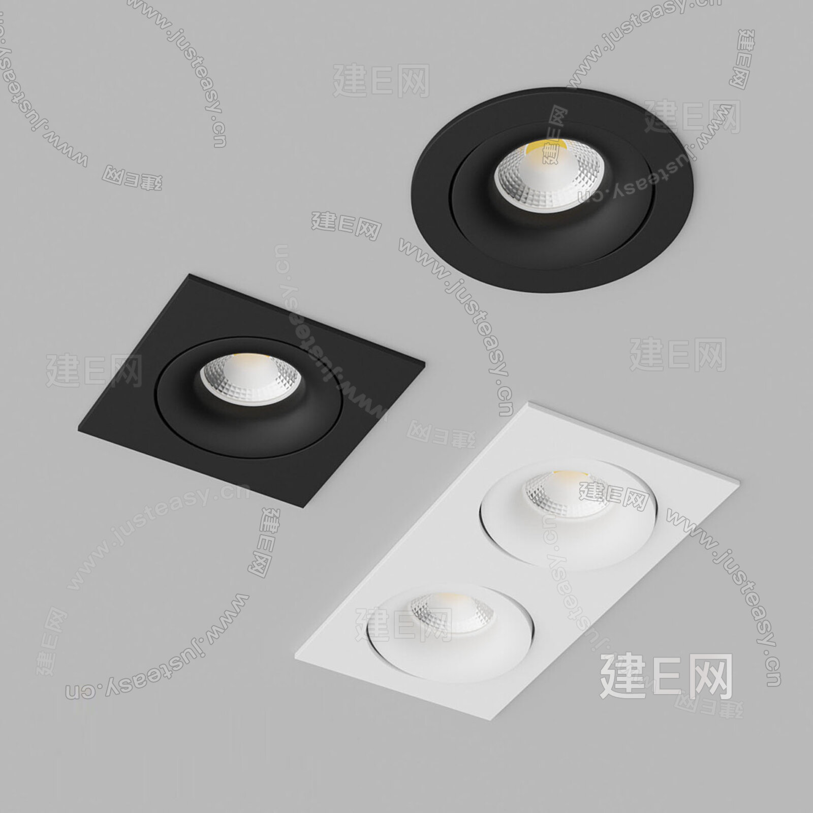 【现代筒灯3d模型】建e网现代筒灯3d模型下载 Id108221532 打造3d现代筒灯模型免费下载平台
