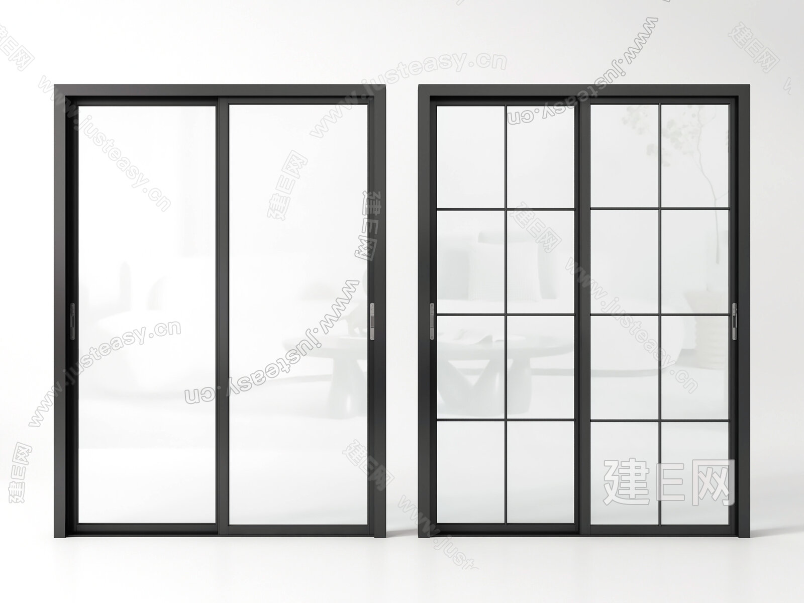 【现代玻璃推拉门3d模型】建e网现代玻璃推拉门3d模型下载 Id108549207 打造3d现代玻璃推拉门模型免费下载平台