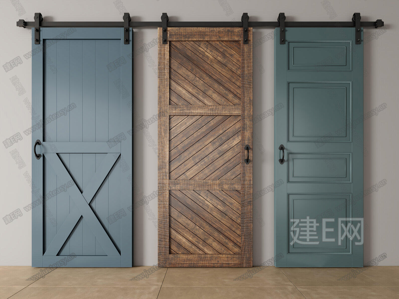 【北欧谷仓门3d模型】建e网北欧谷仓门3d模型下载 Id100881521 打造3d北欧谷仓门模型免费下载平台