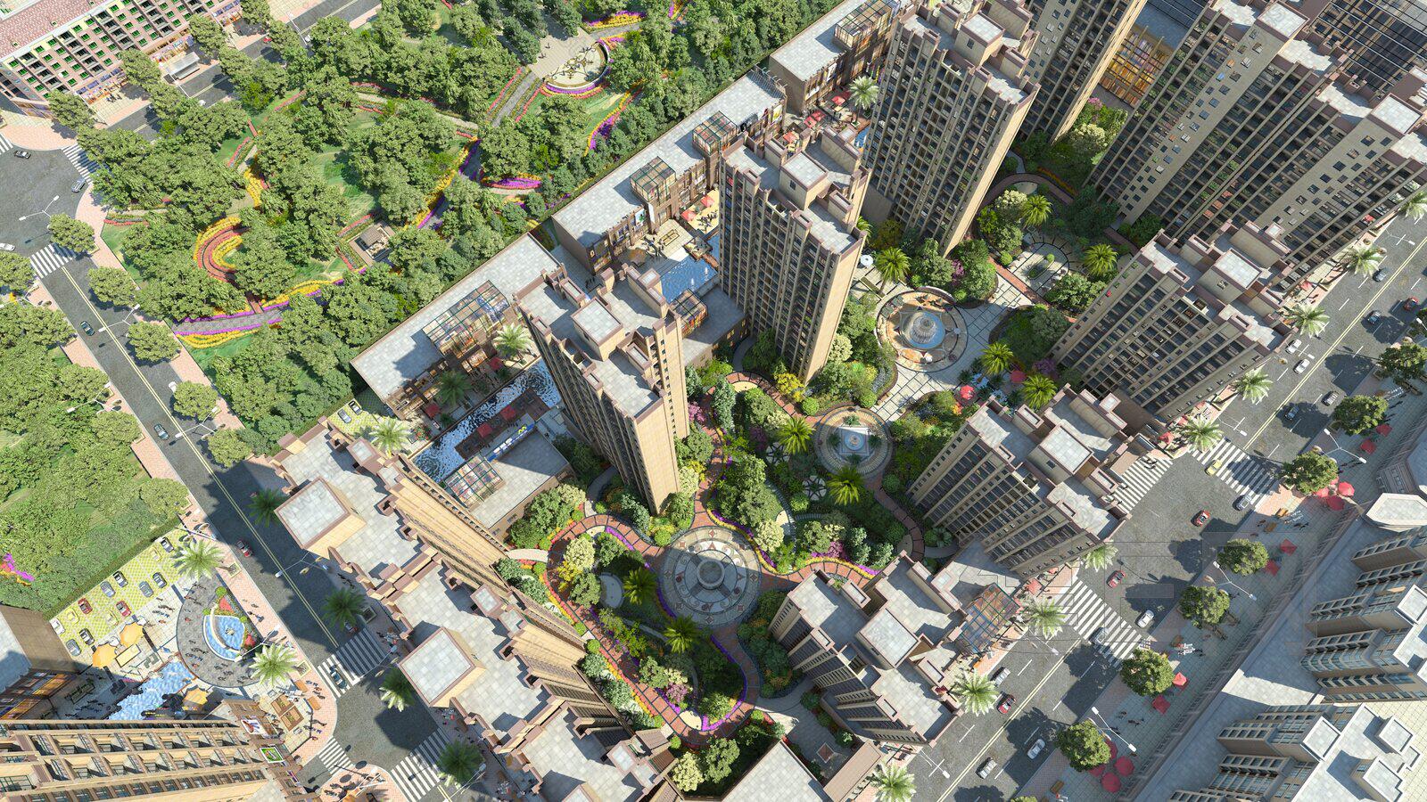 【现代住宅鸟瞰3d模型】建e网现代住宅鸟瞰3d模型下载 Id101471406 打造3d现代住宅鸟瞰模型免费下载平台