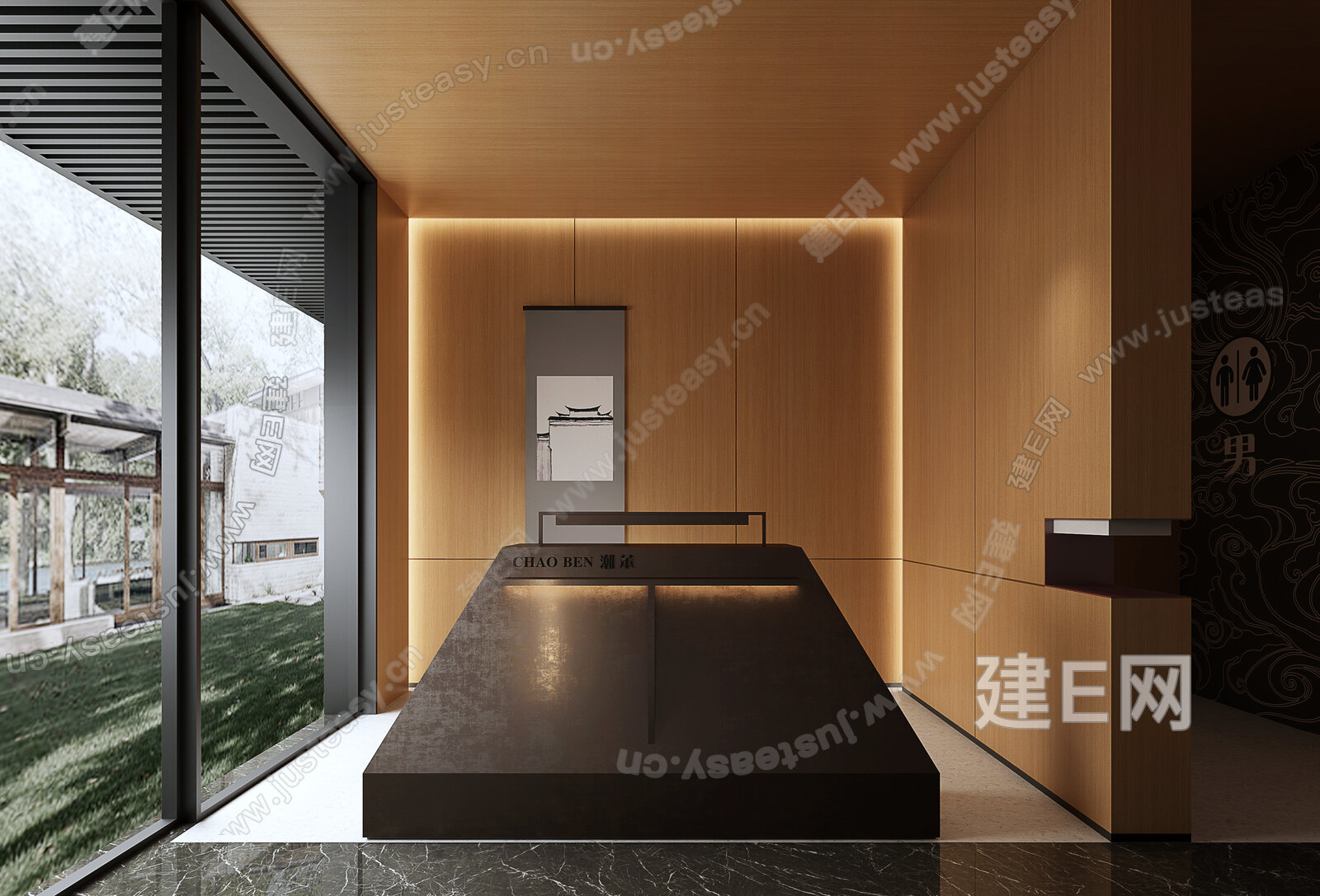 【唐忠汉 新中式前台3d模型】建e网唐忠汉 新中式前台3d模型下载 Id101995702 打造3d唐忠汉 新中式前台模型免费下载平台