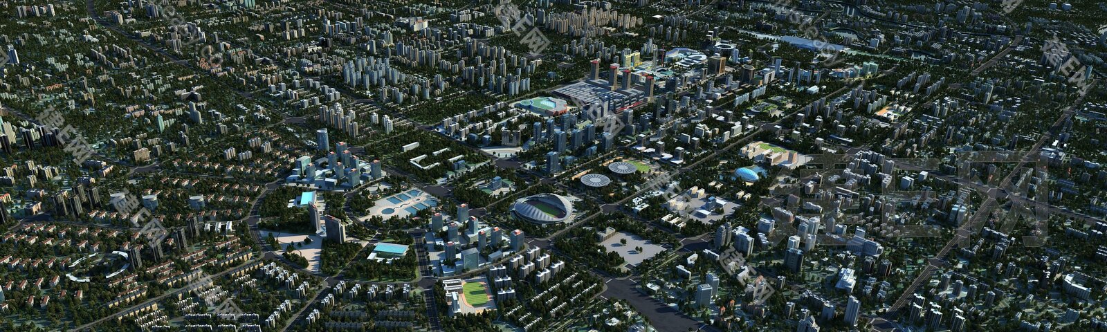 【现代城市鸟瞰3d模型】建e网现代城市鸟瞰3d模型下载 Id102192249 打造3d现代城市鸟瞰模型免费下载平台