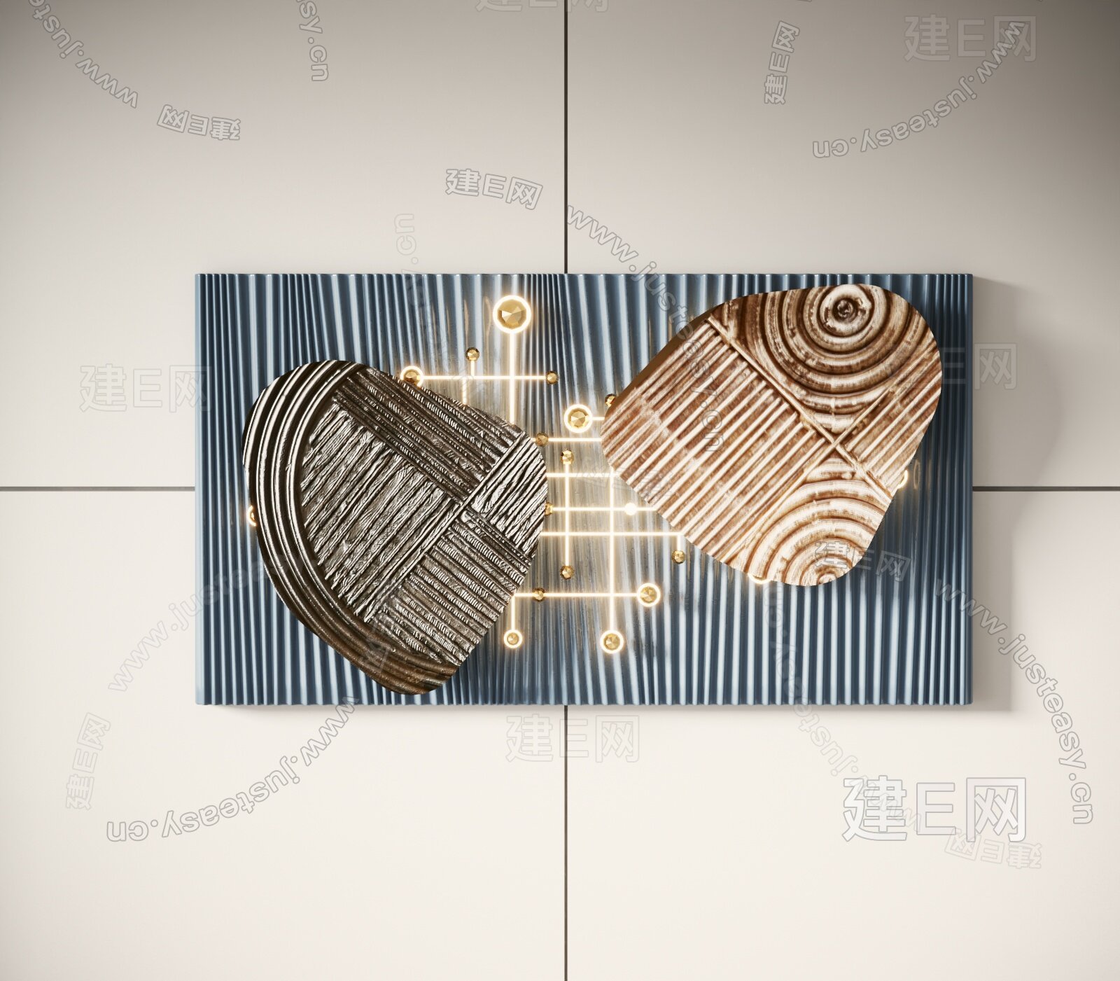 【现代艺术墙饰3d模型】建e网现代艺术墙饰3d模型下载 Id101799166 打造3d现代艺术墙饰模型免费下载平台