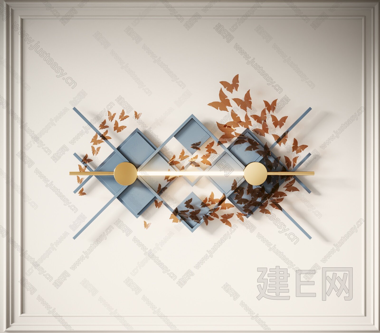 【现代艺术墙饰3d模型】建e网现代艺术墙饰3d模型下载 Id101798960 打造3d现代艺术墙饰模型免费下载平台