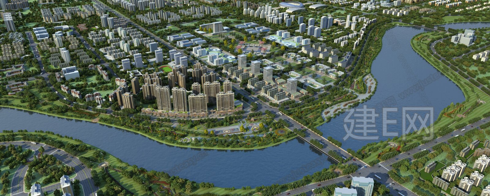 【现代城市鸟瞰3d模型】建e网现代城市鸟瞰3d模型下载 Id101733497 打造3d现代城市鸟瞰模型免费下载平台