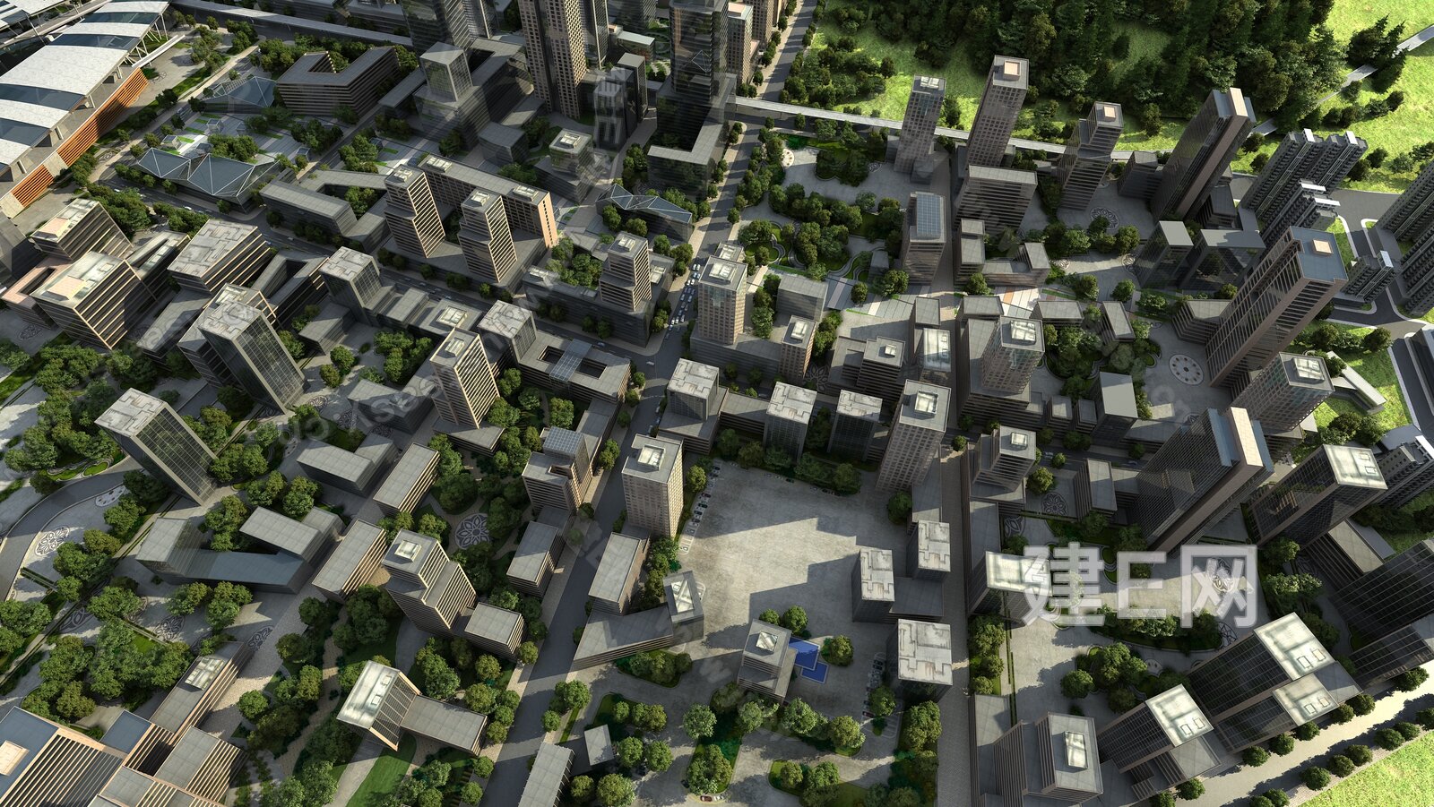 【现代城市鸟瞰3d模型】建e网现代城市鸟瞰3d模型下载 Id101733394 打造3d现代城市鸟瞰模型免费下载平台