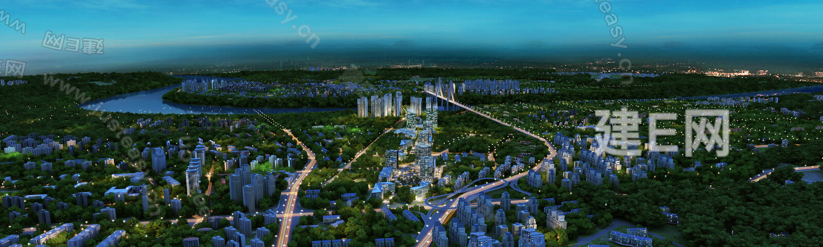 【现代城市夜景鸟瞰3d模型】建e网现代城市夜景鸟瞰3d模型下载 Id101930123 打造3d现代城市夜景鸟瞰模型免费下载平台