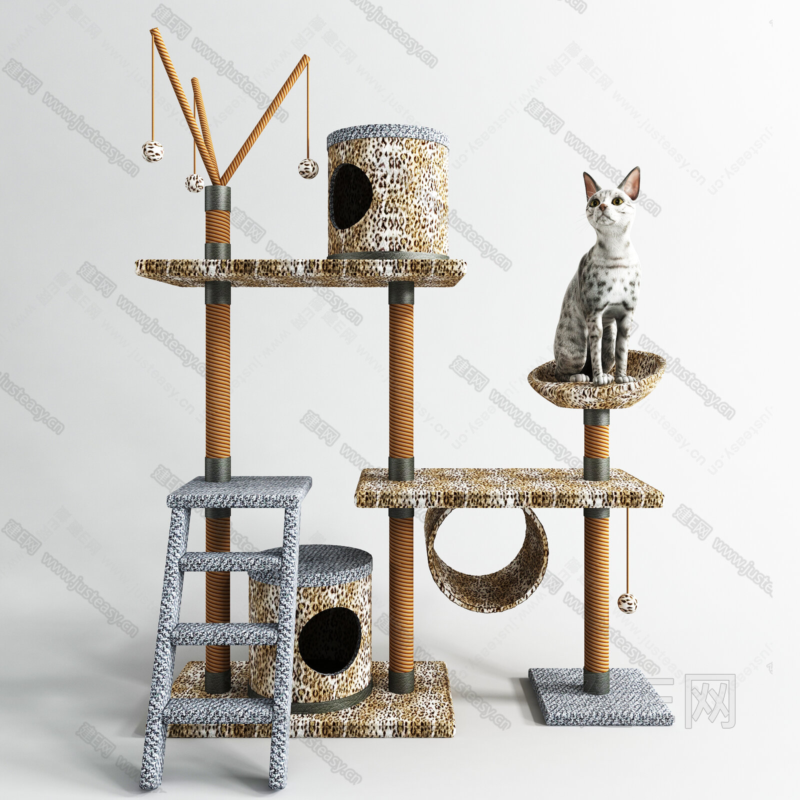【现代猫爬架3d模型】建e网现代猫爬架3d模型下载 Id101864543 打造3d现代猫爬架模型免费下载平台