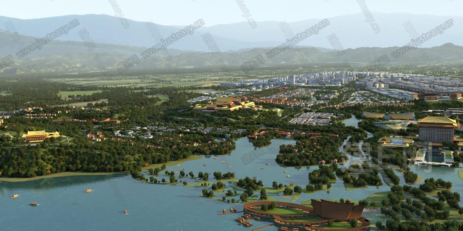【现代城市鸟瞰3d模型】建e网现代城市鸟瞰3d模型下载 Id101864593 打造3d现代城市鸟瞰模型免费下载平台
