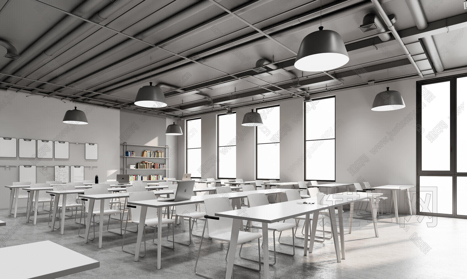 【现代学校教室3d模型】建e网现代学校教室3d模型下载 Id101864451 打造3d现代学校教室模型免费下载平台