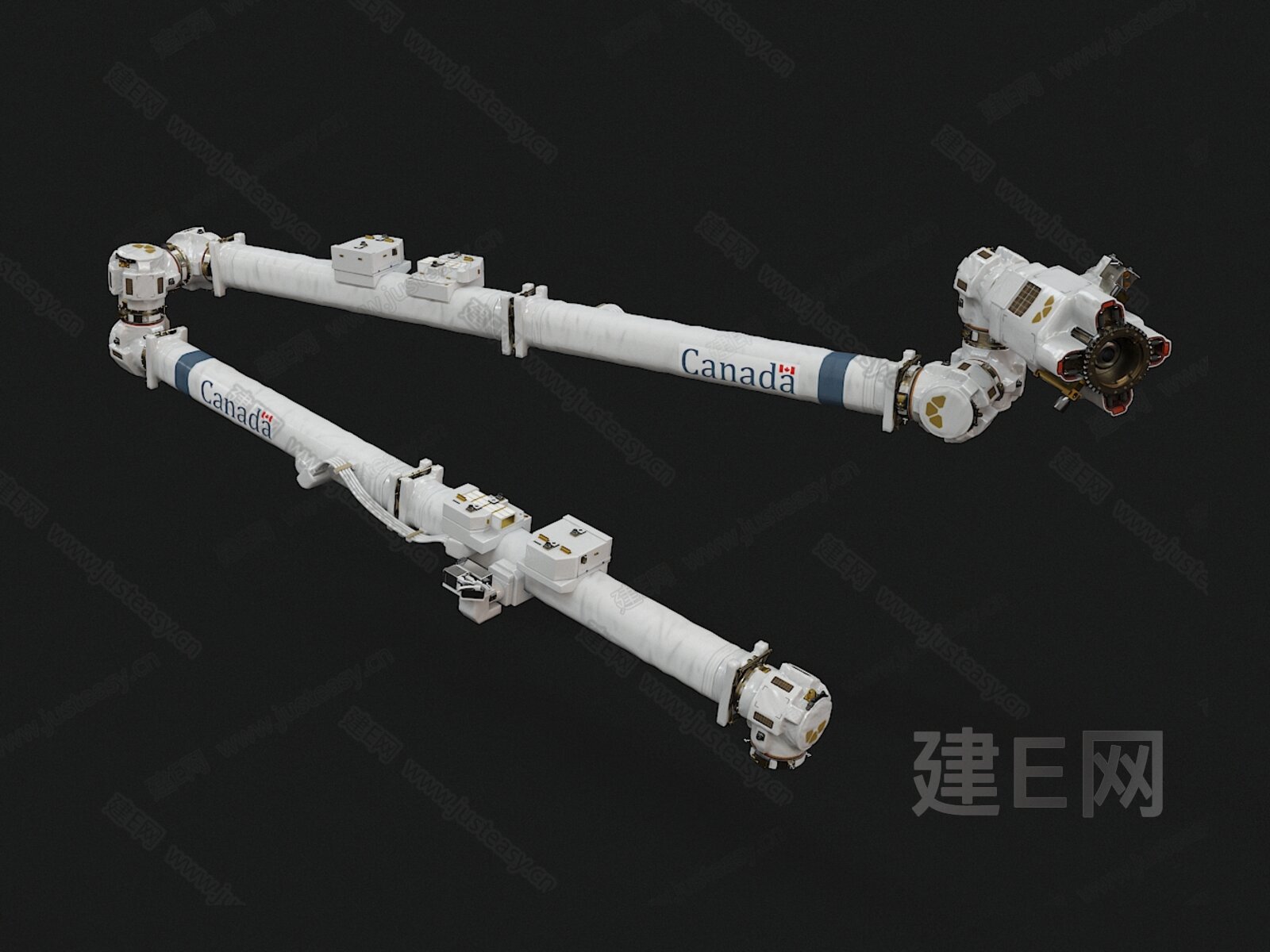 【现代太空机械臂3d模型】建e网现代太空机械臂3d模型下载 Id102454316 打造3d现代太空机械臂模型免费下载平台