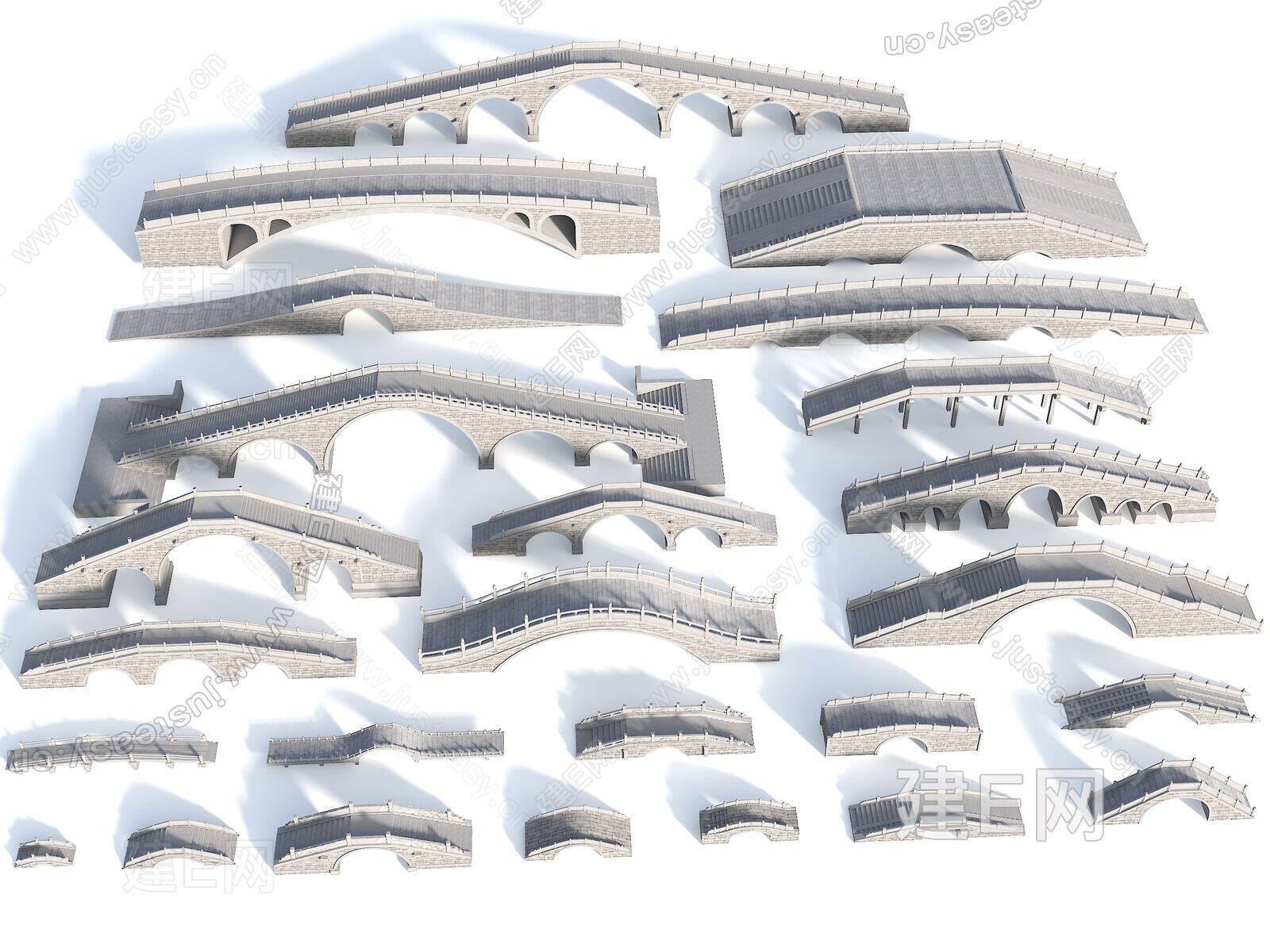【新中式石拱桥3d模型】建e网新中式石拱桥3d模型下载 Id103699655 打造3d新中式石拱桥模型免费下载平台