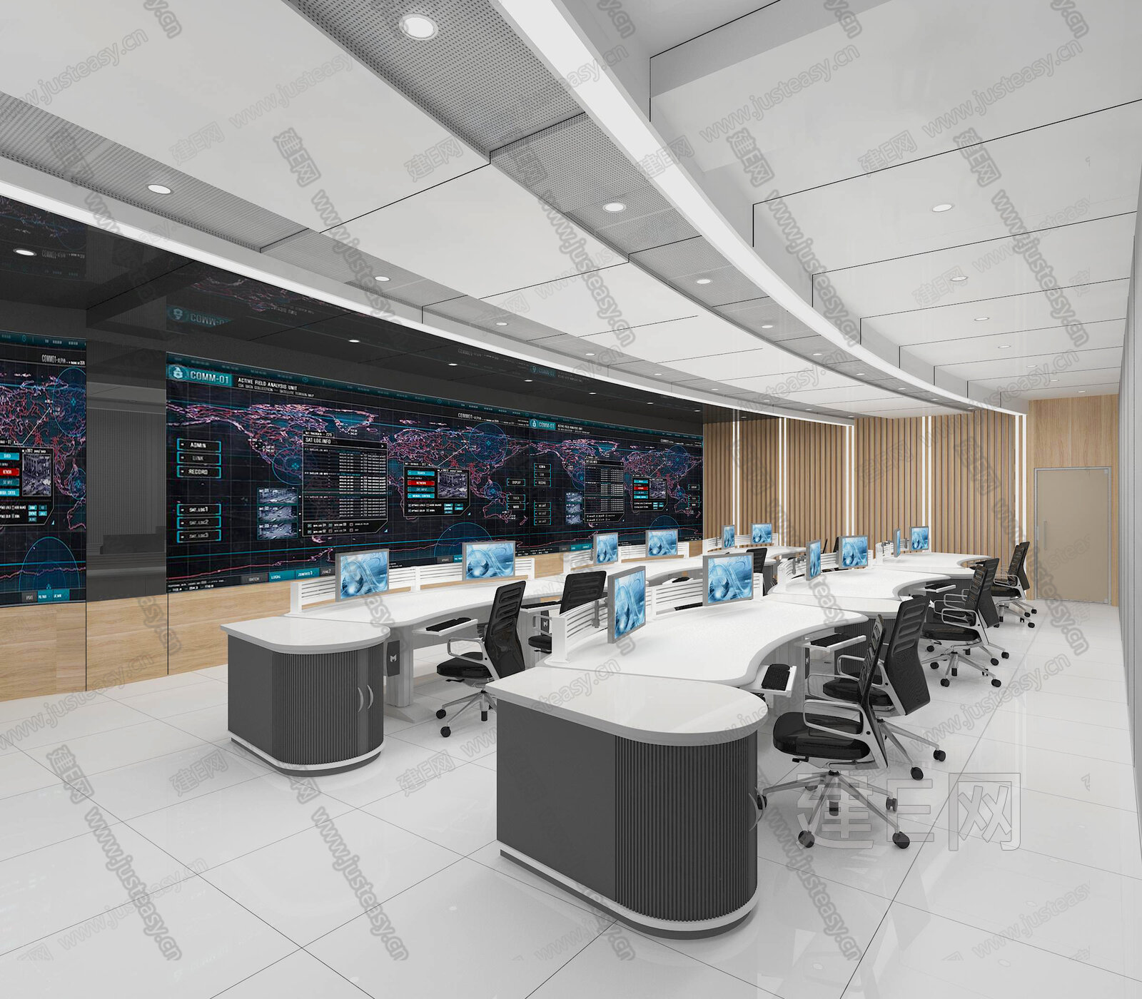 【现代指挥控制室3d模型】建e网现代指挥控制室3d模型下载 Id103503031 打造3d现代指挥控制室模型免费下载平台