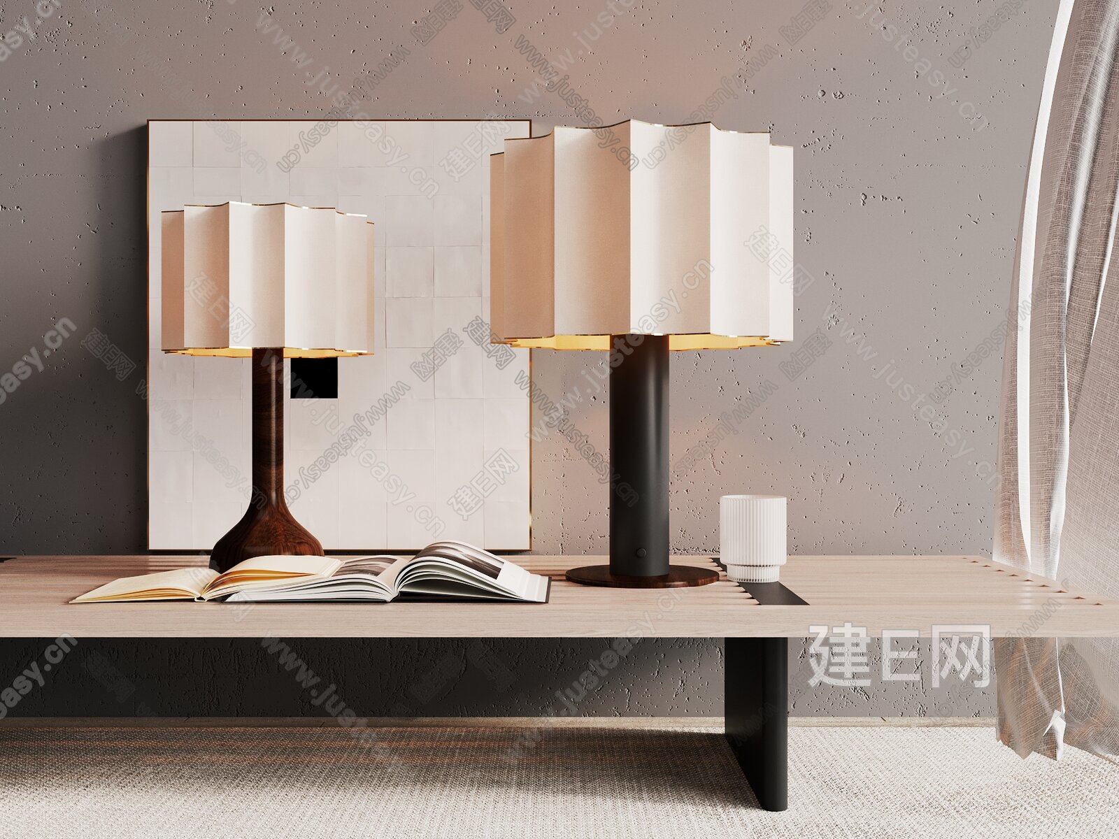 【现代灯具3d模型】建e网现代灯具3d模型下载 Id103961725 打造3d现代灯具模型免费下载平台