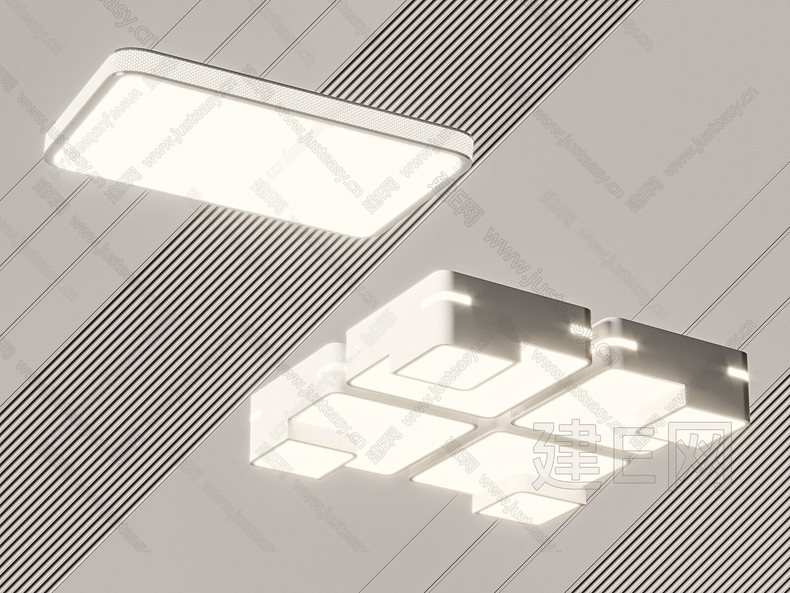 【现代吸顶灯3d模型】建e网现代吸顶灯3d模型下载 Id104813757 打造3d现代吸顶灯模型免费下载平台