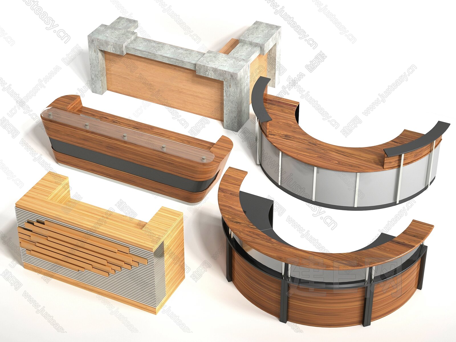 【现代风格服务台3d模型】建e网现代风格服务台3d模型下载 Id104748262 打造3d现代风格服务台模型免费下载平台
