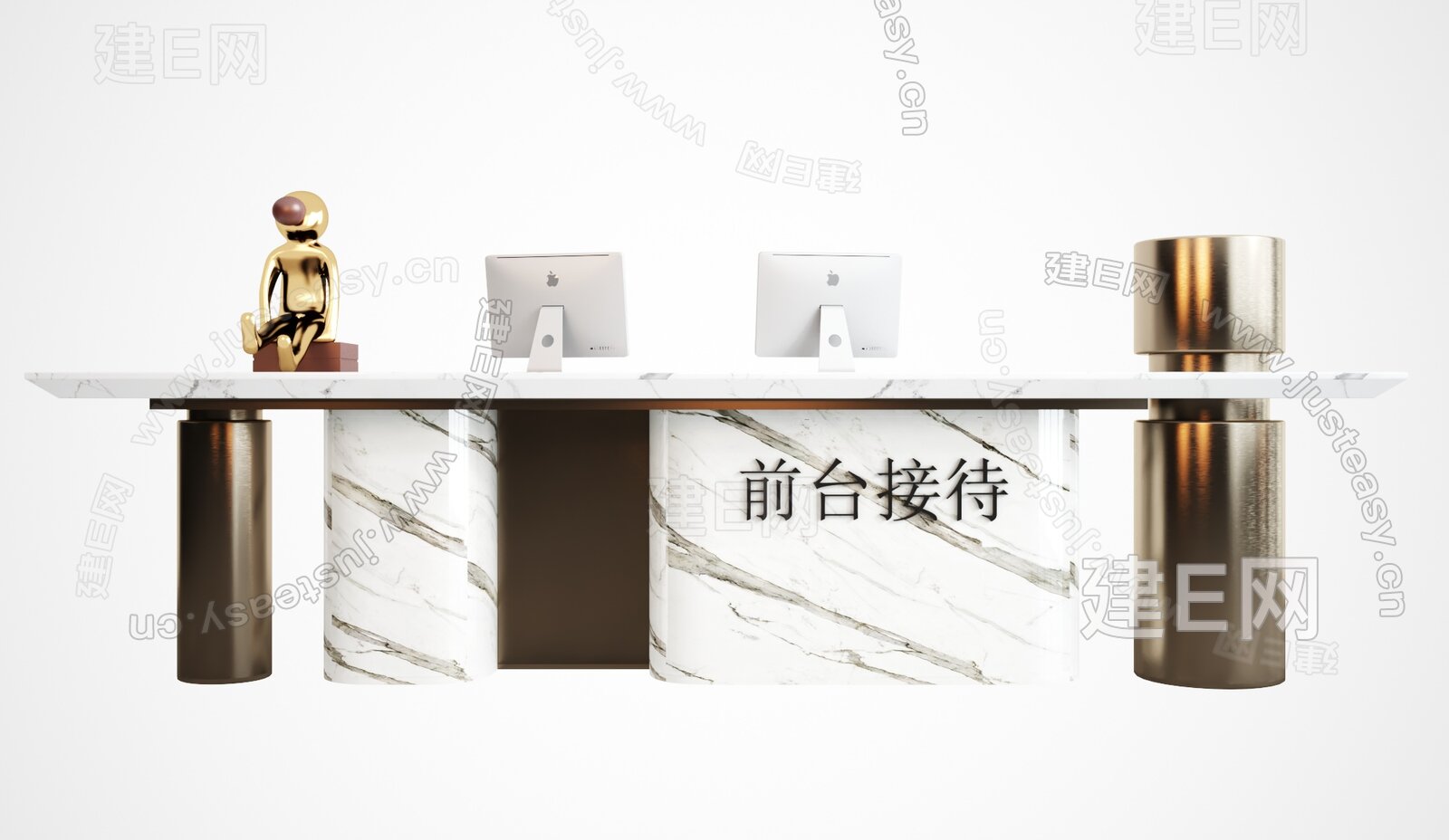 【现代服务台3d模型】建e网现代服务台3d模型下载 Id114054327 打造3d现代服务台模型免费下载平台