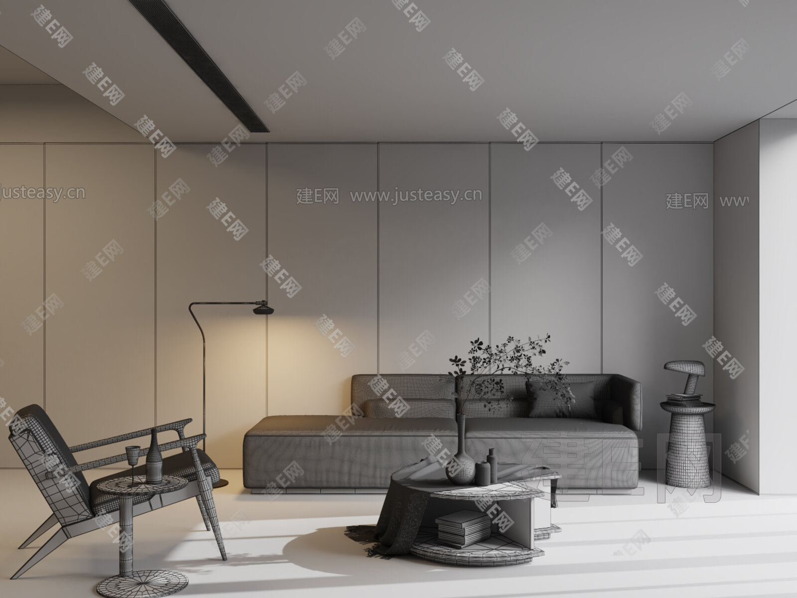 【现代客厅沙发椅子组合3d模型】建e网现代客厅沙发椅子组合3d模型下载 Id114644101 打造3d现代客厅沙发椅子组合模型免费下载平台