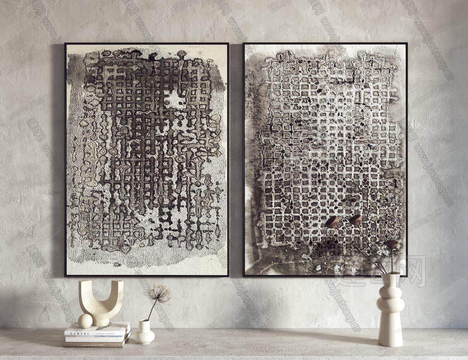 【侘寂风挂画装饰画3d模型】建e网侘寂风挂画装饰画3d模型下载 Id114644199 打造3d侘寂风挂画装饰画模型免费下载平台