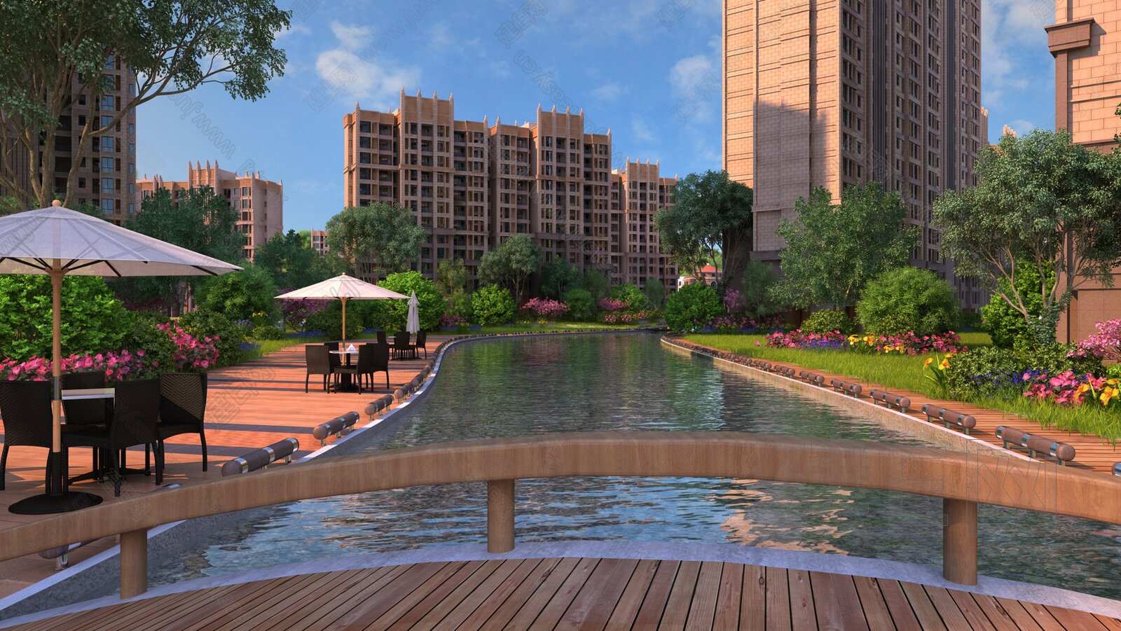 【现代住宅景观3d模型】建e网现代住宅景观3d模型下载 Id114316341 打造3d现代住宅景观模型免费下载平台