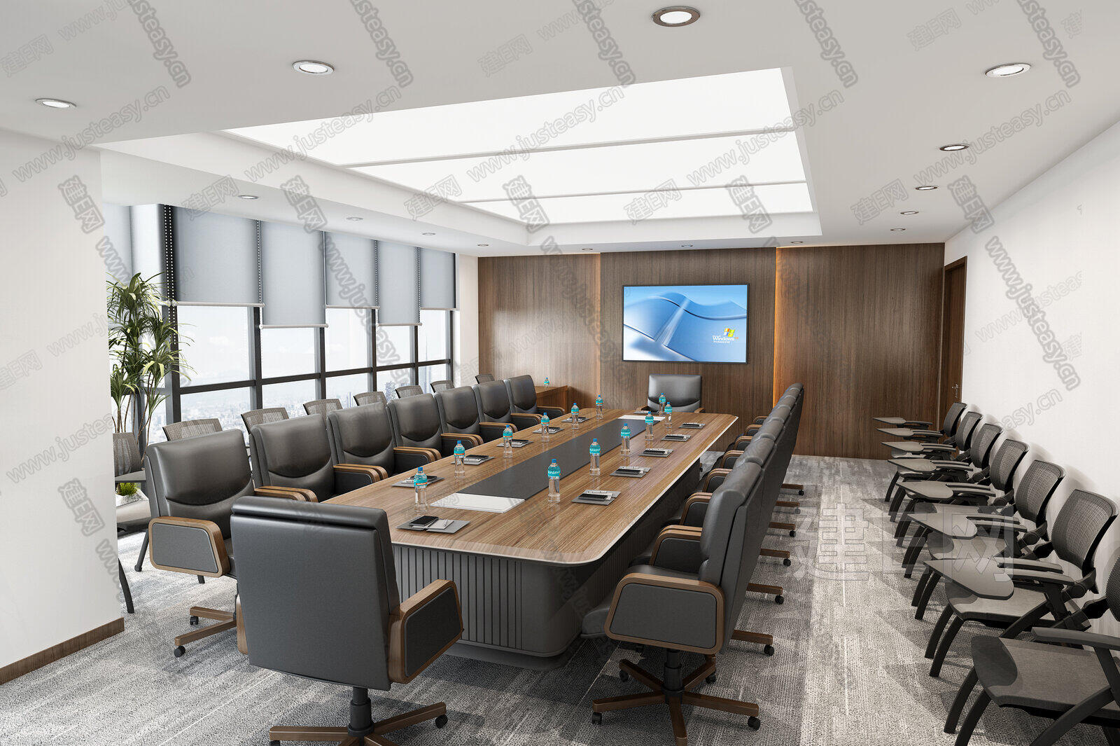 【现代会议室3d模型】建e网现代会议室3d模型下载 Id117396689 打造3d现代会议室模型免费下载平台