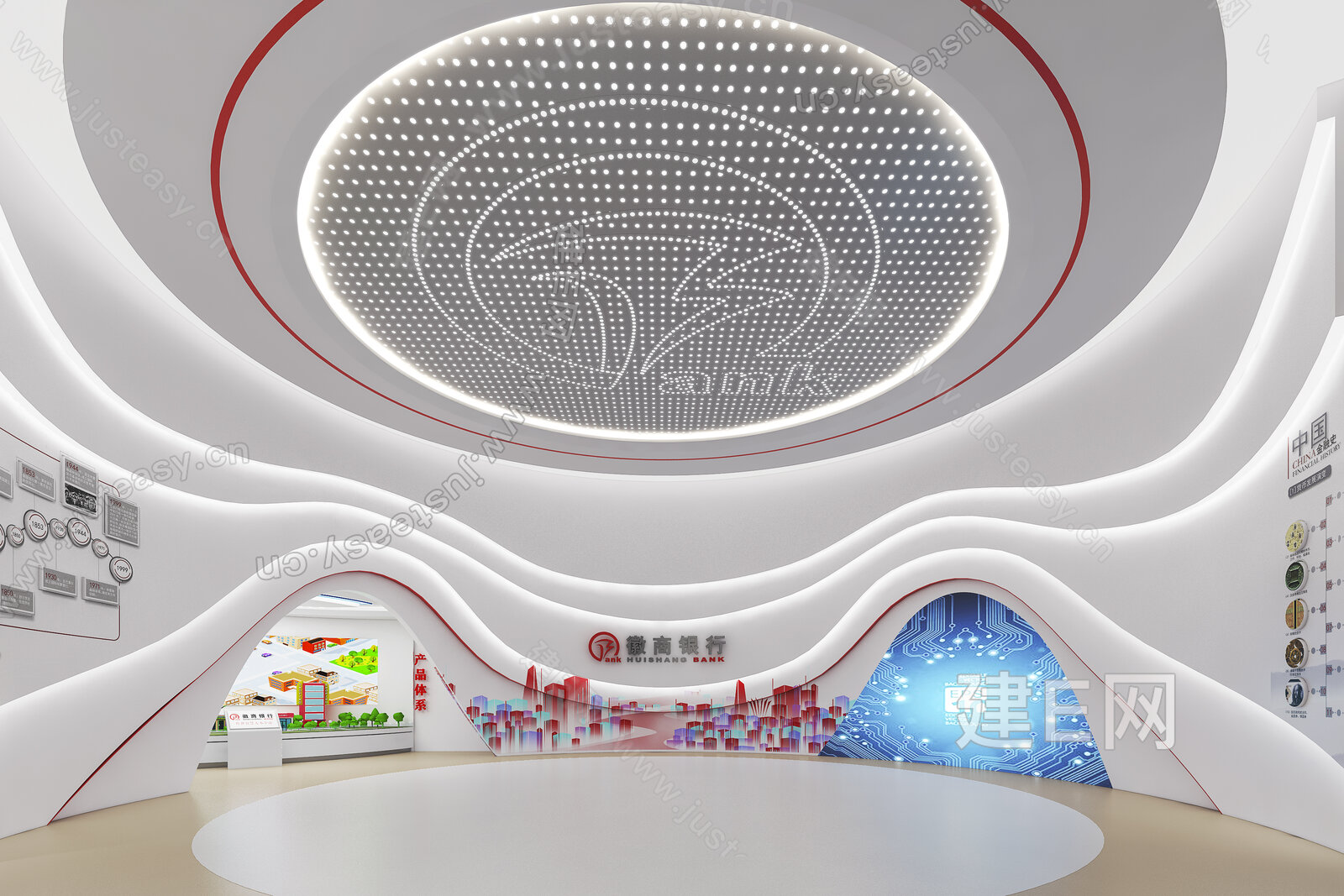 【现代银行大厅3d模型】建e网现代银行大厅3d模型下载 Id109204689 打造3d现代银行大厅模型免费下载平台