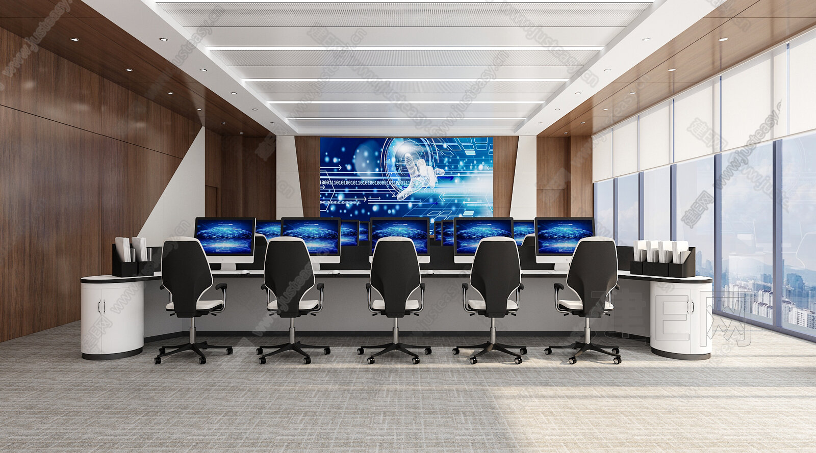 【现代指挥中心3d模型】建e网现代指挥中心3d模型下载 Id110056698 打造3d现代指挥中心模型免费下载平台