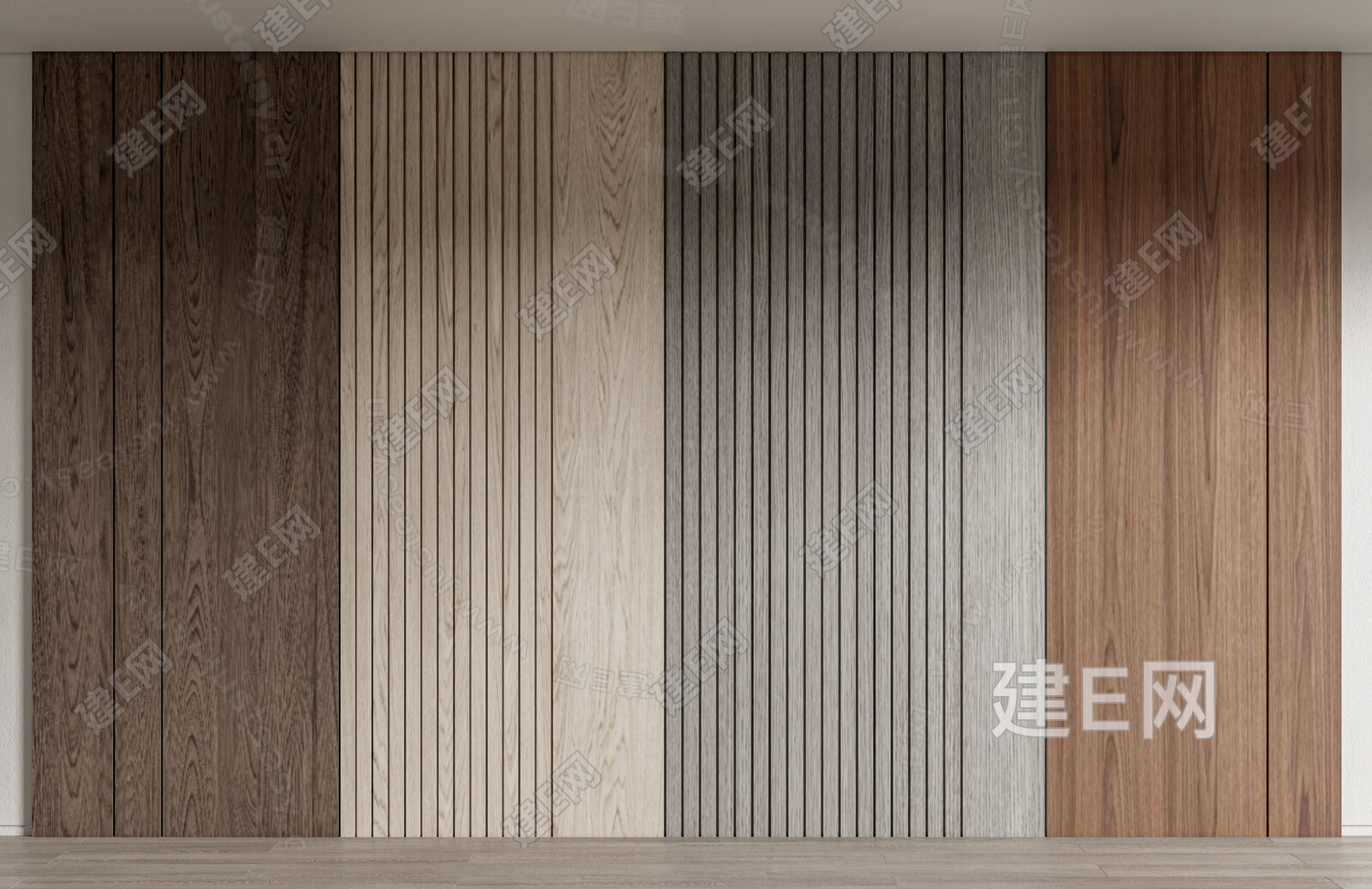 【现代木饰面护墙板3d模型】建e网现代木饰面护墙板3d模型下载 Id105207783 打造3d现代木饰面护墙板模型免费下载平台