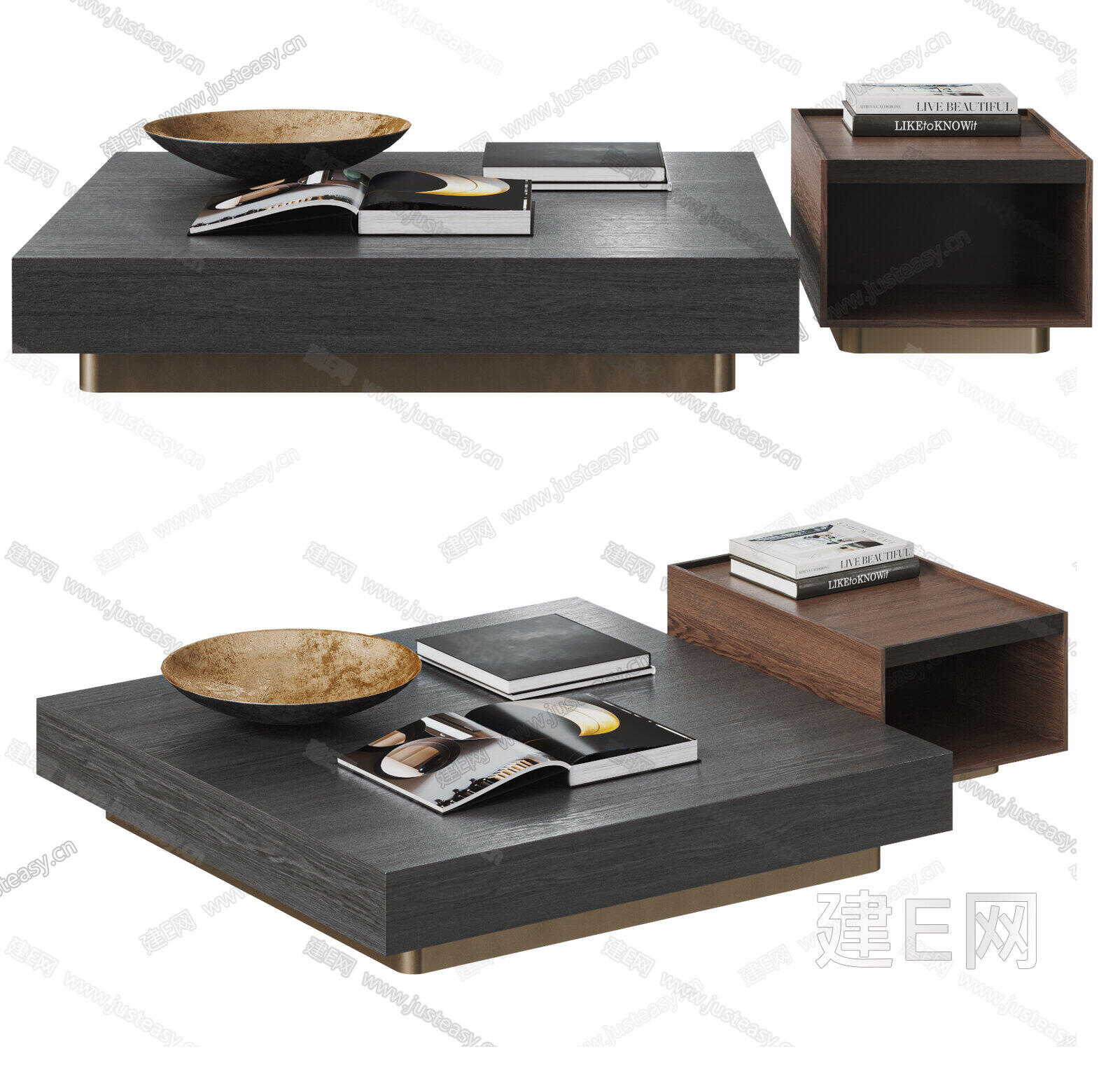 【minotti 现代茶几组合3d模型】建e网minotti 现代茶几组合3d模型下载 Id104879891 打造3dminotti