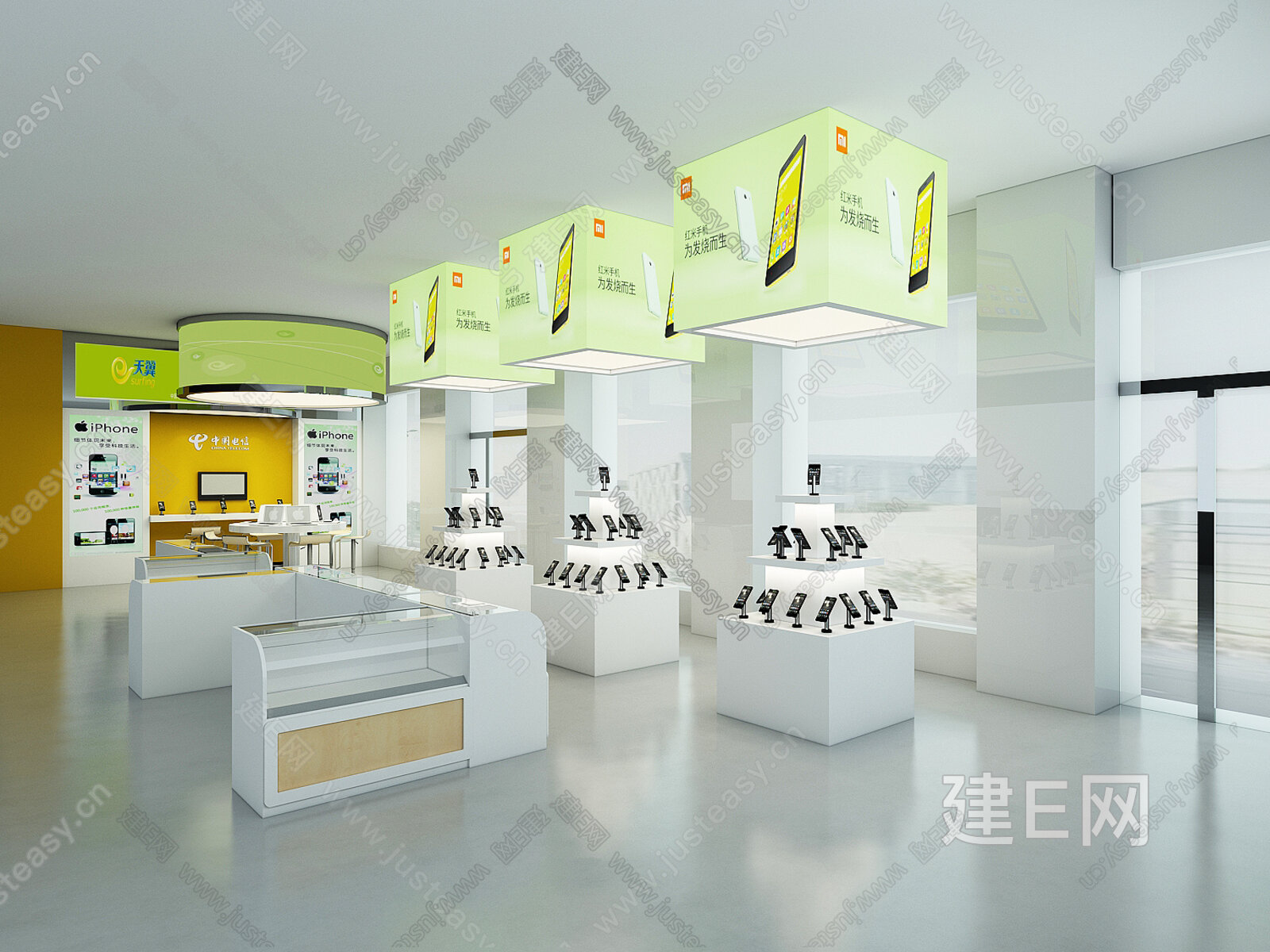 【现代商场商铺3d模型】建e网现代商场商铺3d模型下载 Id105862978 打造3d现代商场商铺模型免费下载平台