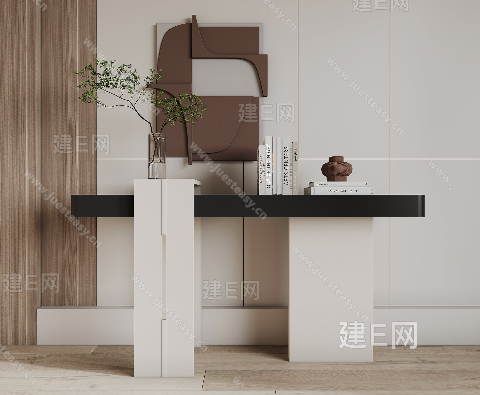 【现代端景台3d模型】建e网现代端景台3d模型下载 Id107304855 打造3d现代端景台模型免费下载平台