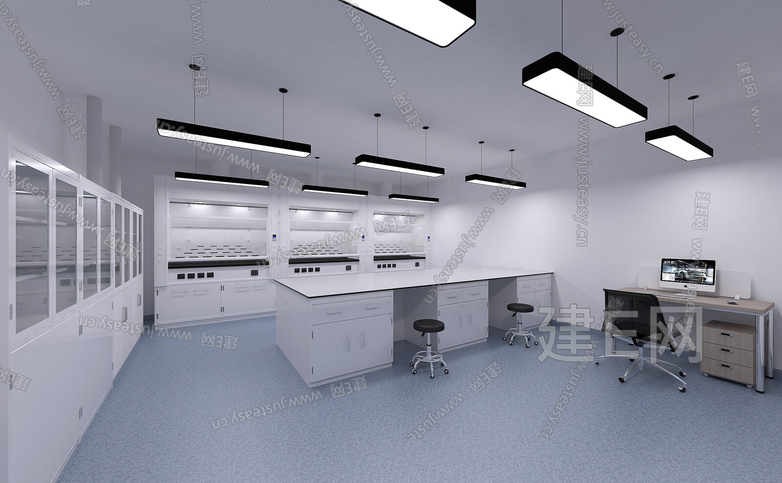 【现代科学分析化学实验室3d模型】建e网现代科学分析化学实验室3d模型下载 Id107435875 打造3d现代科学分析化学实验室模型