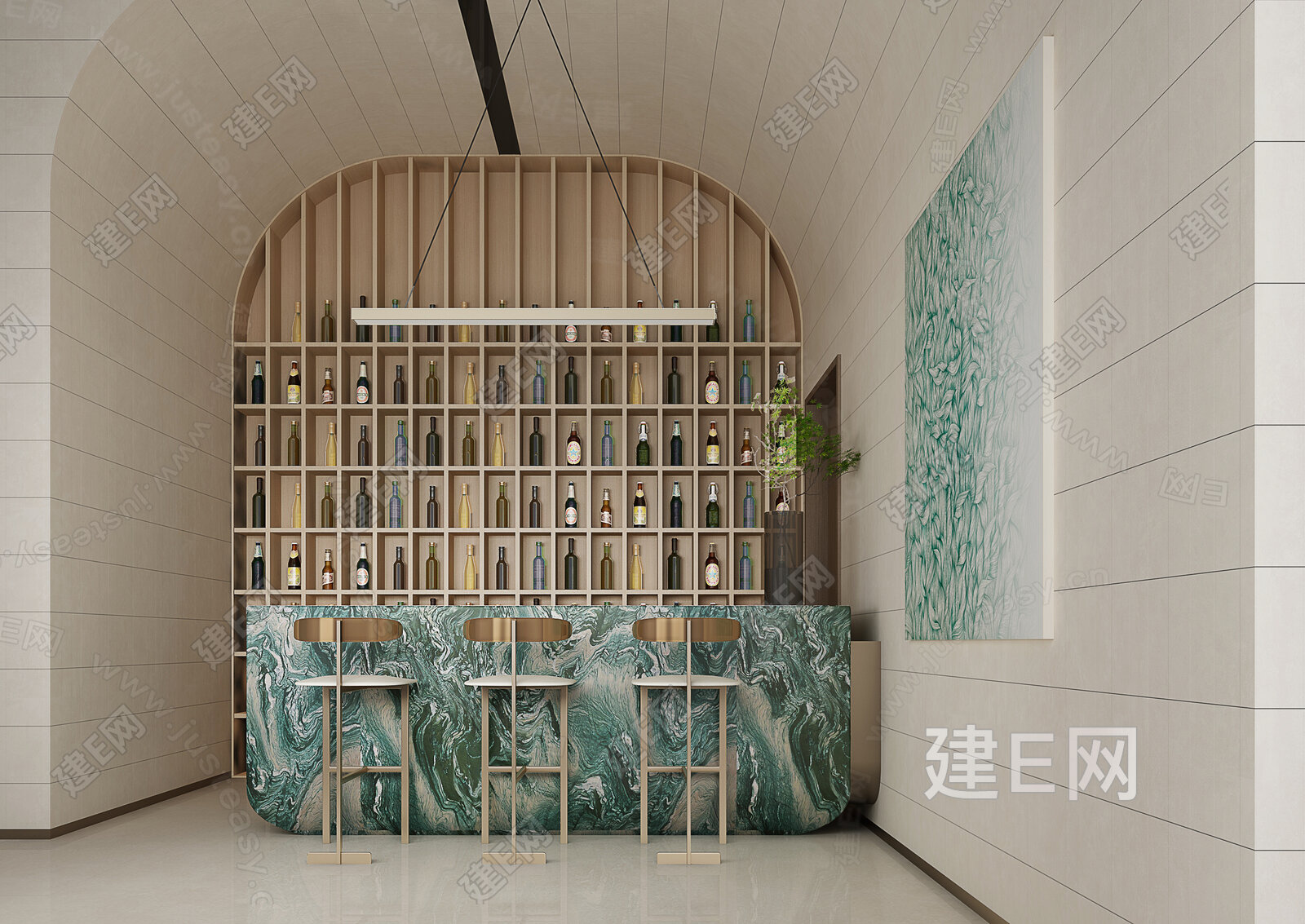 【现代接待台3d模型】建e网现代接待台3d模型下载 Id107435876 打造3d现代接待台模型免费下载平台