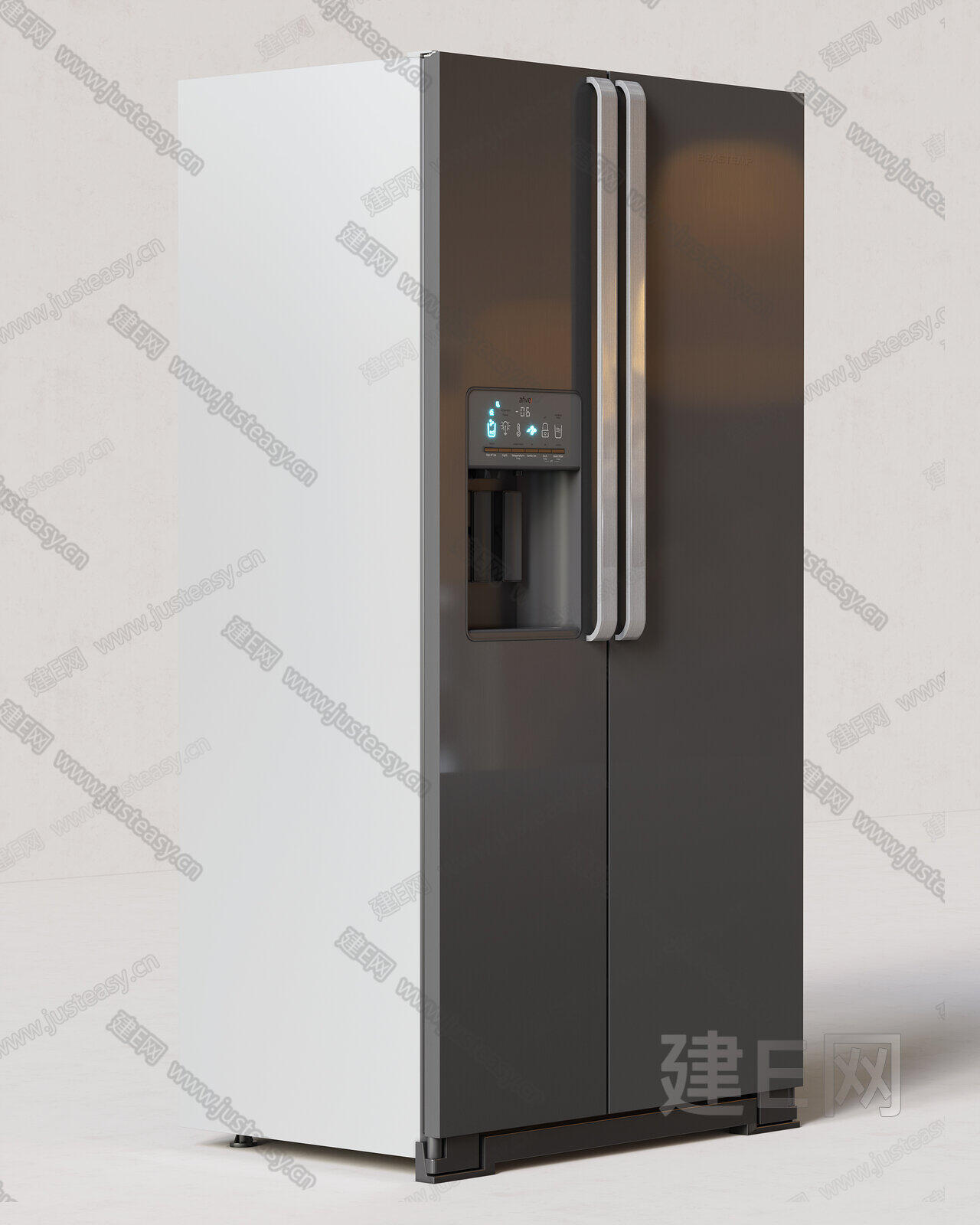 【现代冰箱3d模型】建e网现代冰箱3d模型下载 Id108287933 打造3d现代冰箱模型免费下载平台