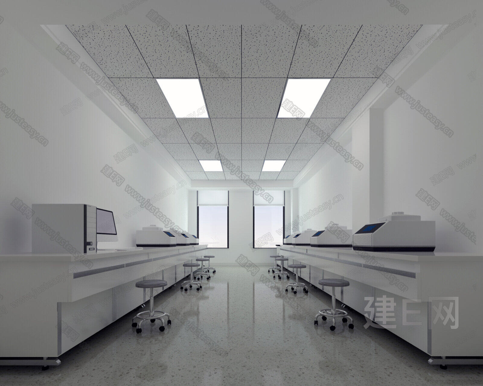 【现代实验室3d模型】建e网现代实验室3d模型下载 Id108877816 打造3d现代实验室模型免费下载平台